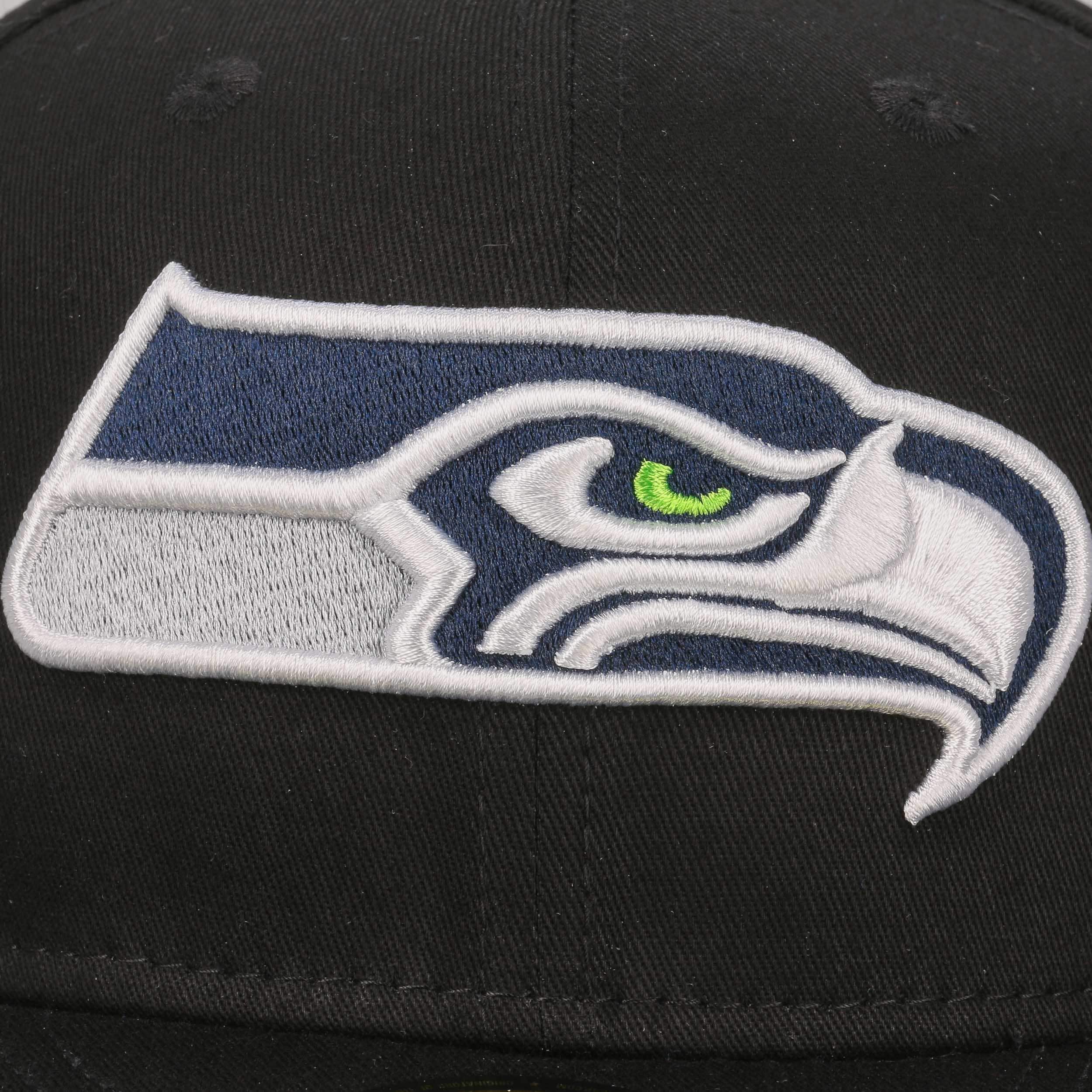 59Fifty Black Base Seahawks Cap by New Era - 19,95