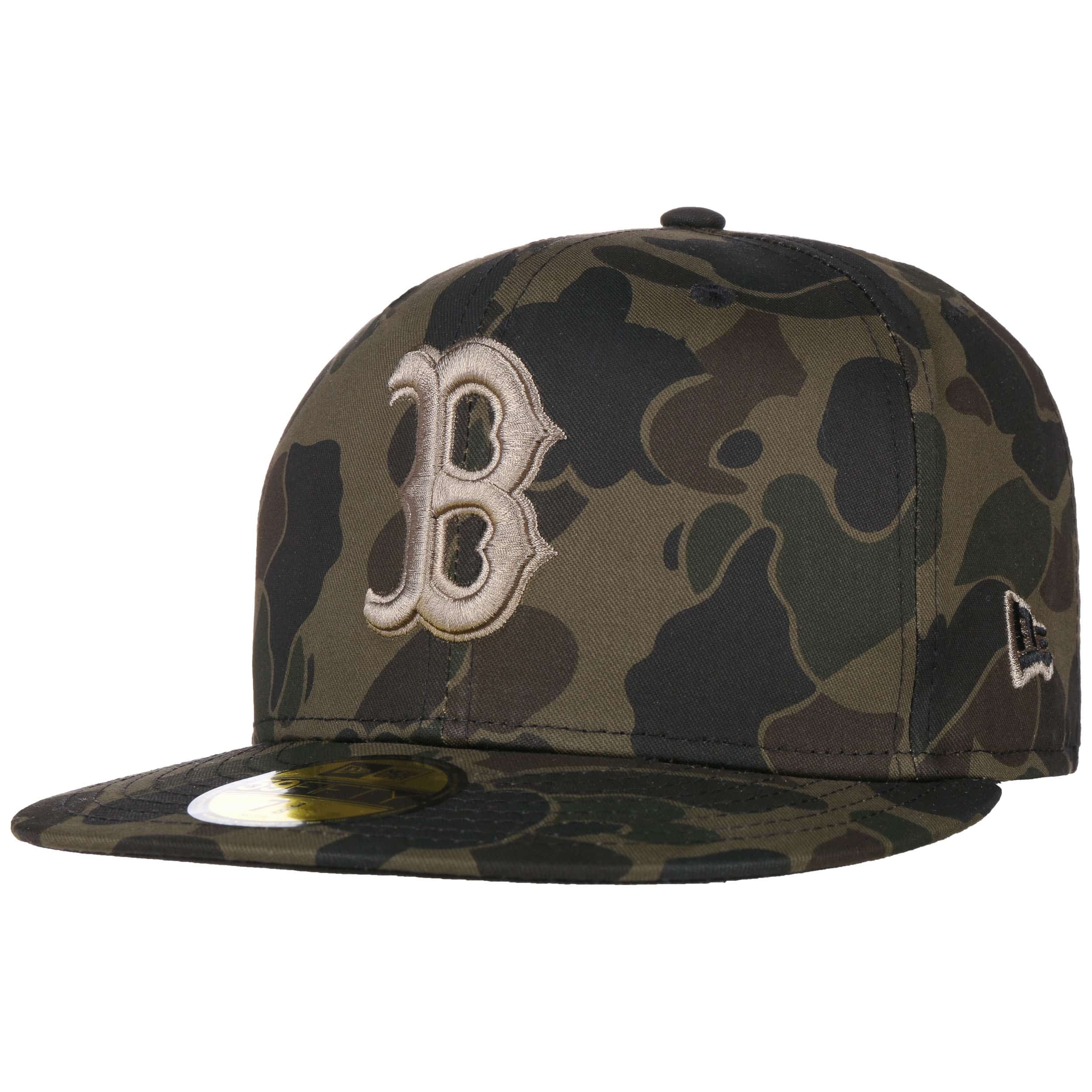 59Fifty Camo Red Sox Cap by New Era - 24,95