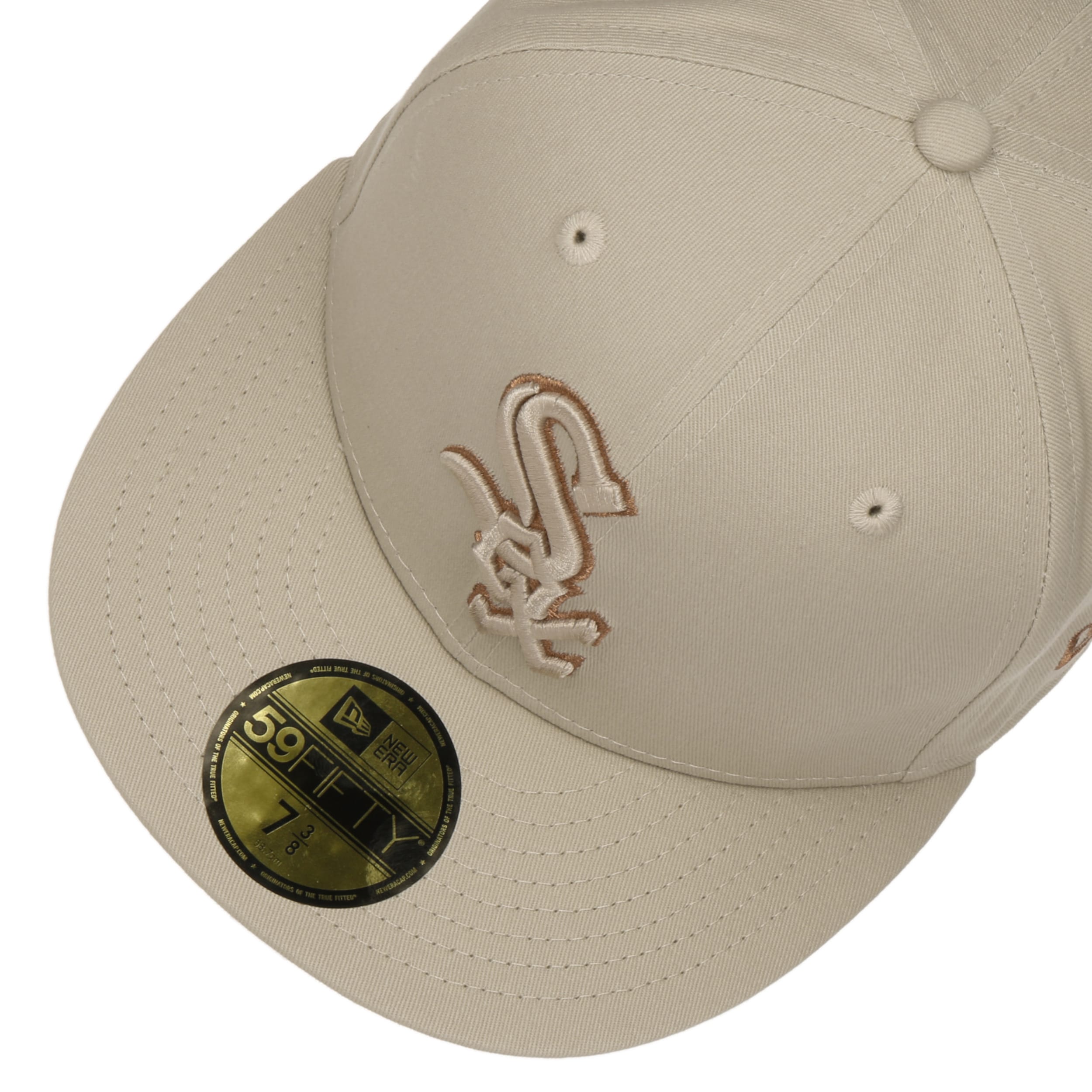 59Fifty Metallic Outline White Sox Cap by New Era - 42,95