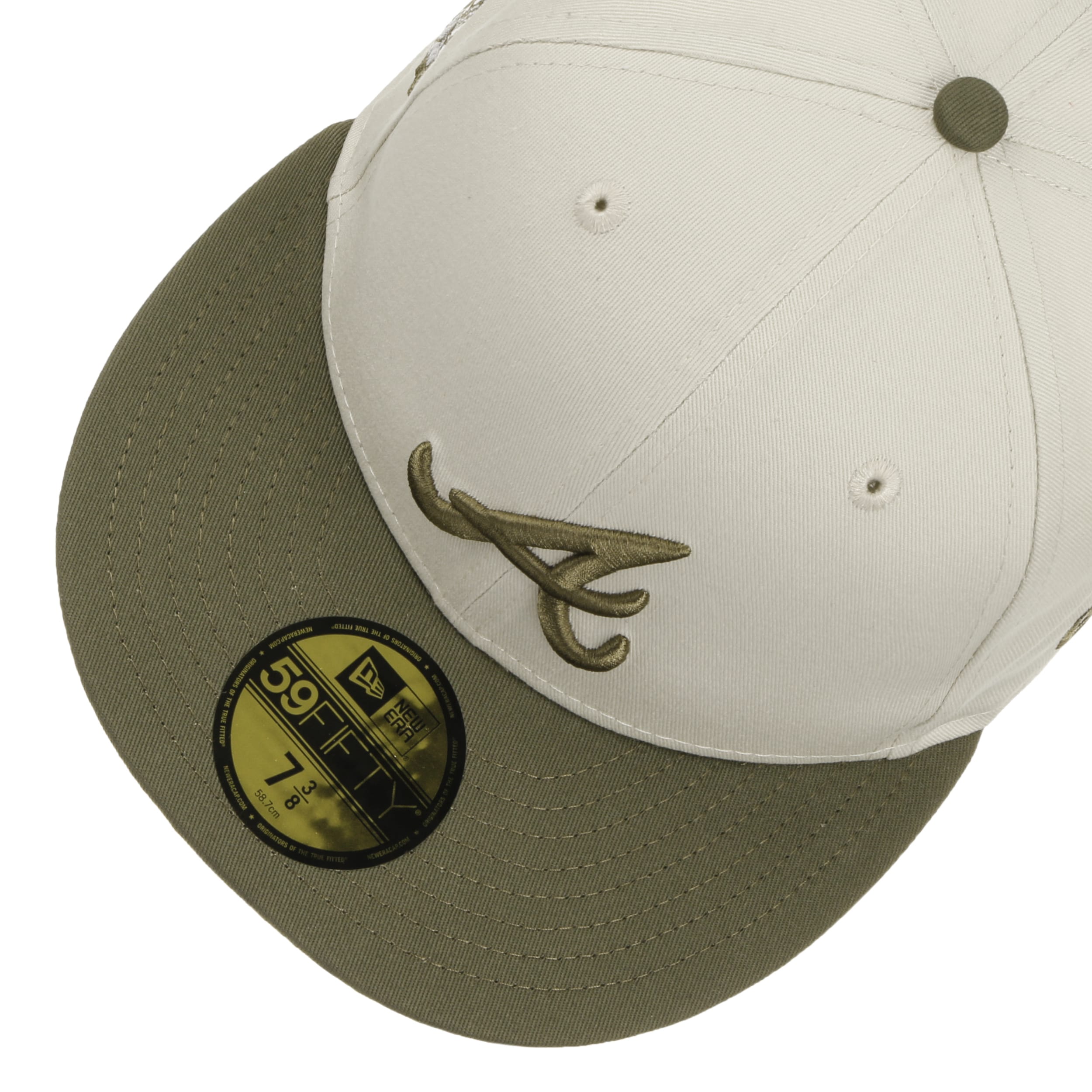 59Fifty White Crown Athletics Cap by New Era - 49,95