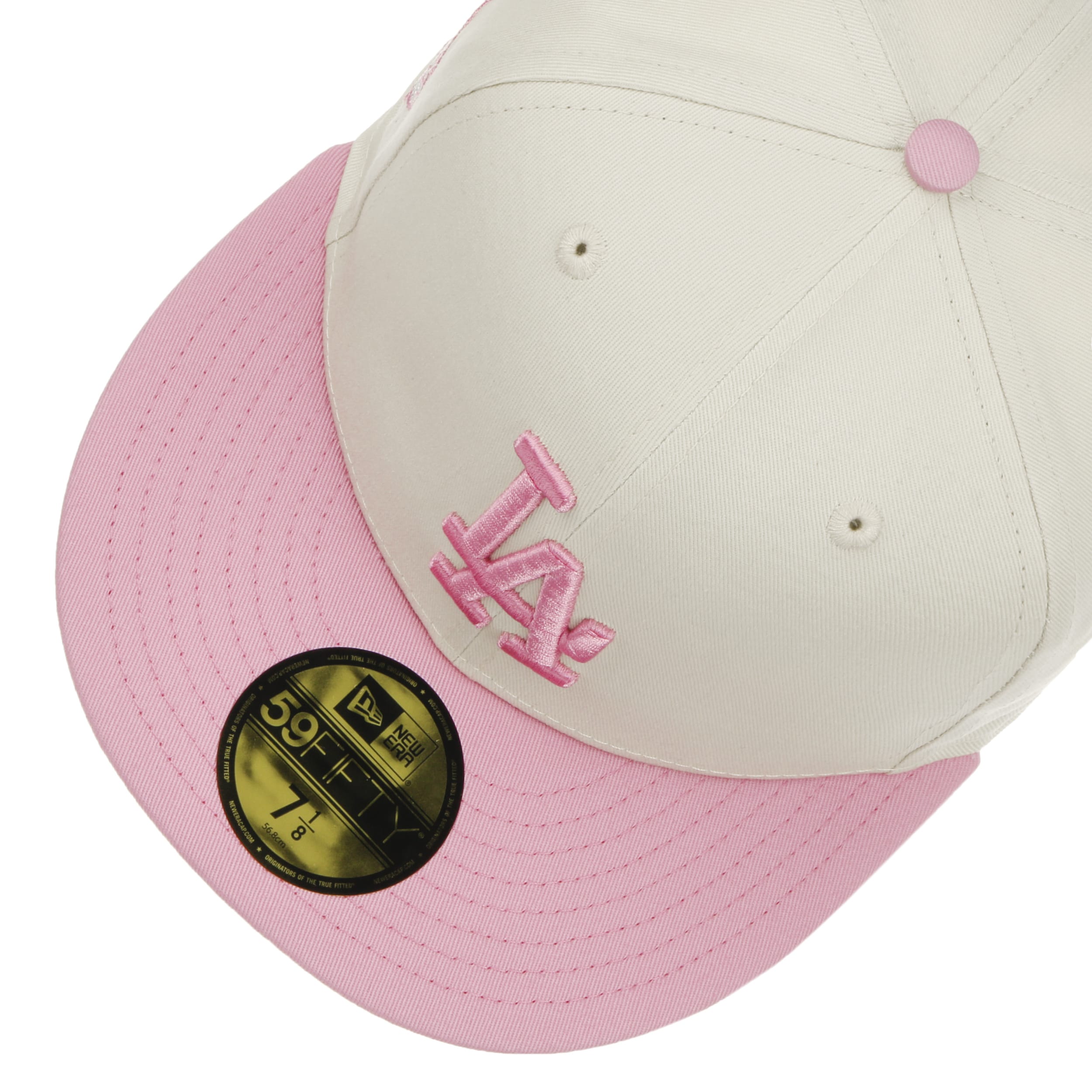 59Fifty White Crown Dodgers Cap by New Era - 49,95