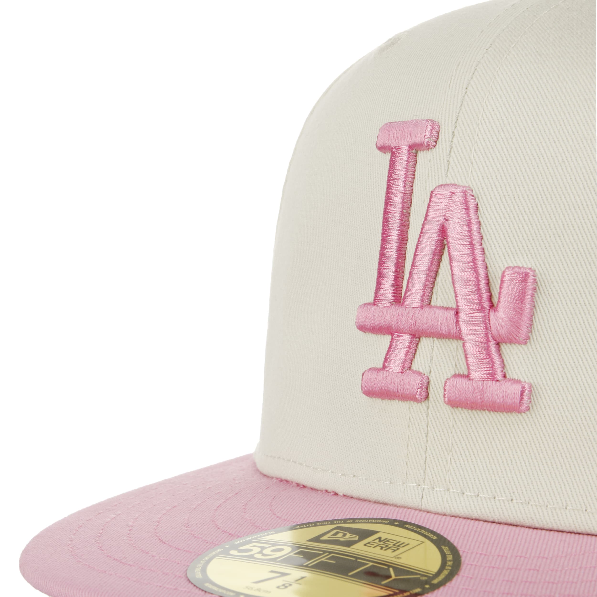 59Fifty White Crown Dodgers Cap by New Era - 49,95