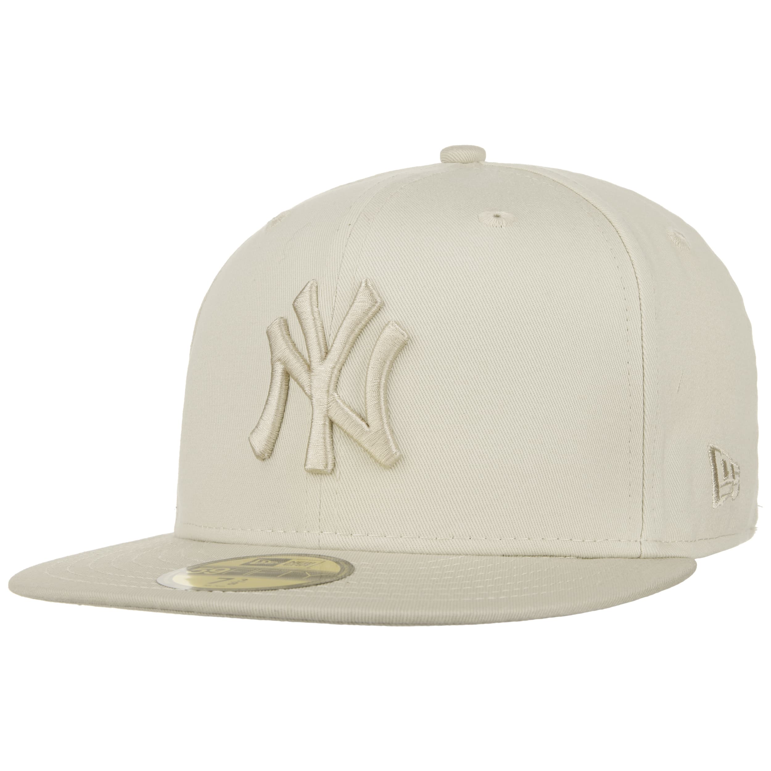 59Fifty White Crown Yankees Cap by New Era - 49,95