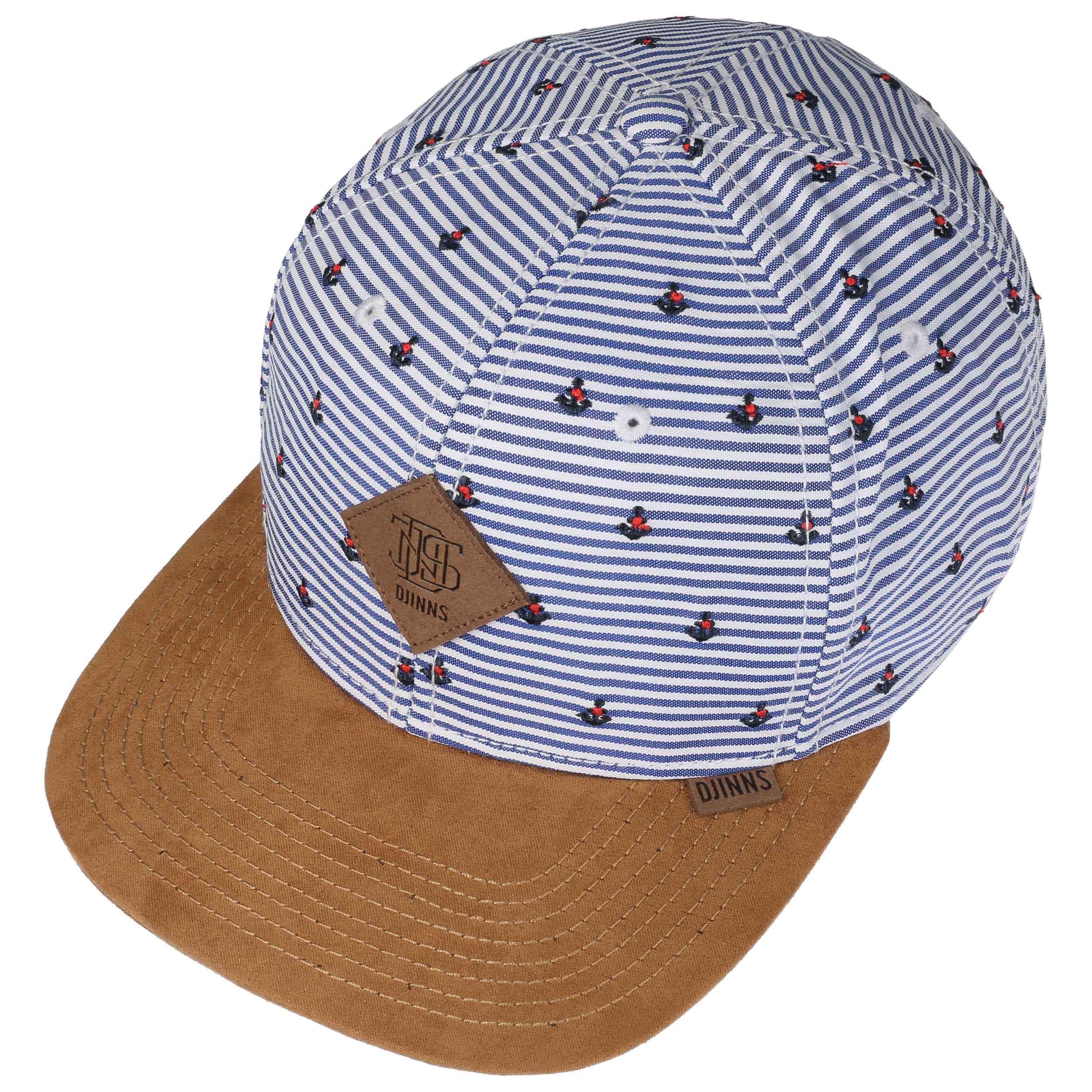 6 Panel Anchor Sailing Cap by Djinns - 24,99