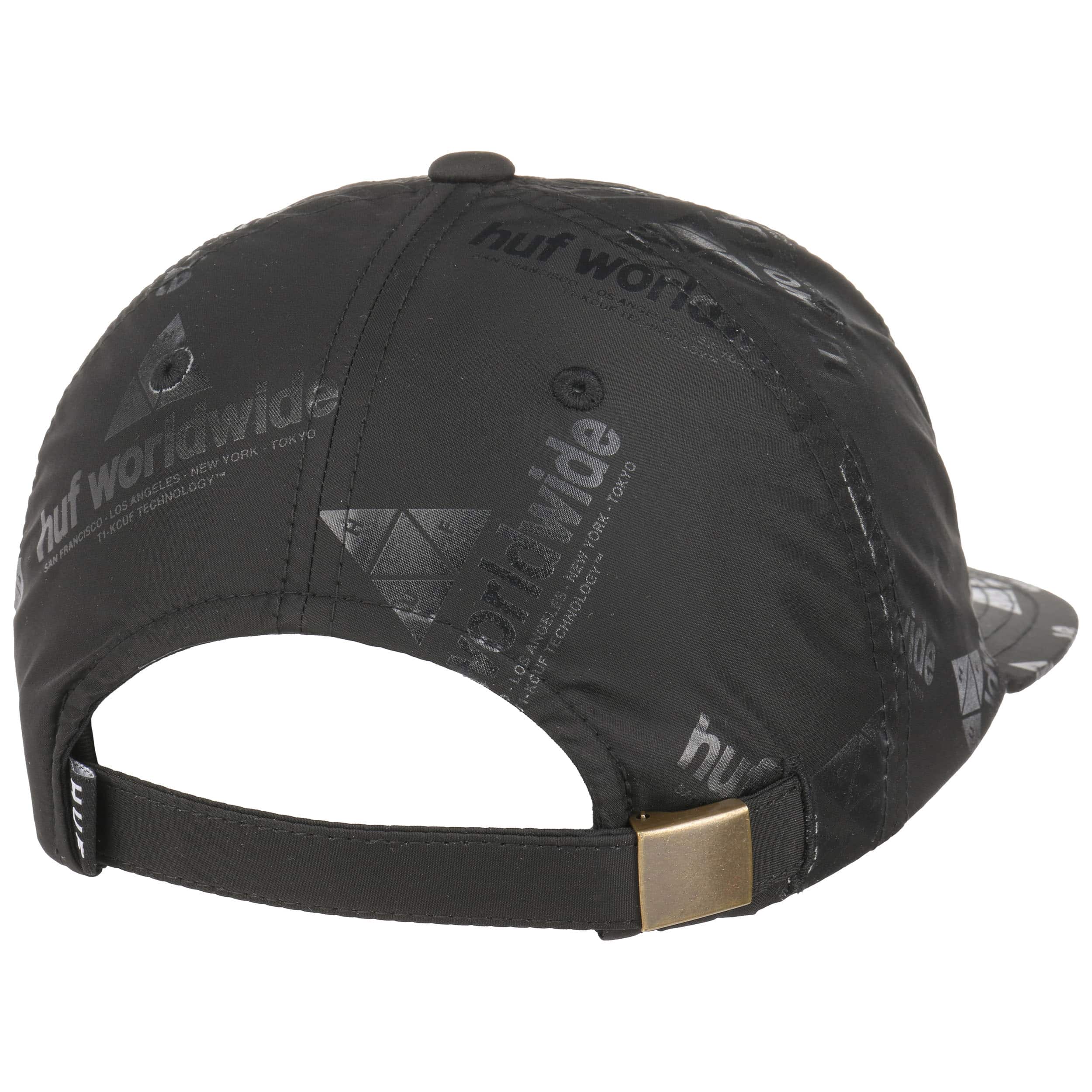 6 Panel Peak Strapback Cap by HUF - 37,95