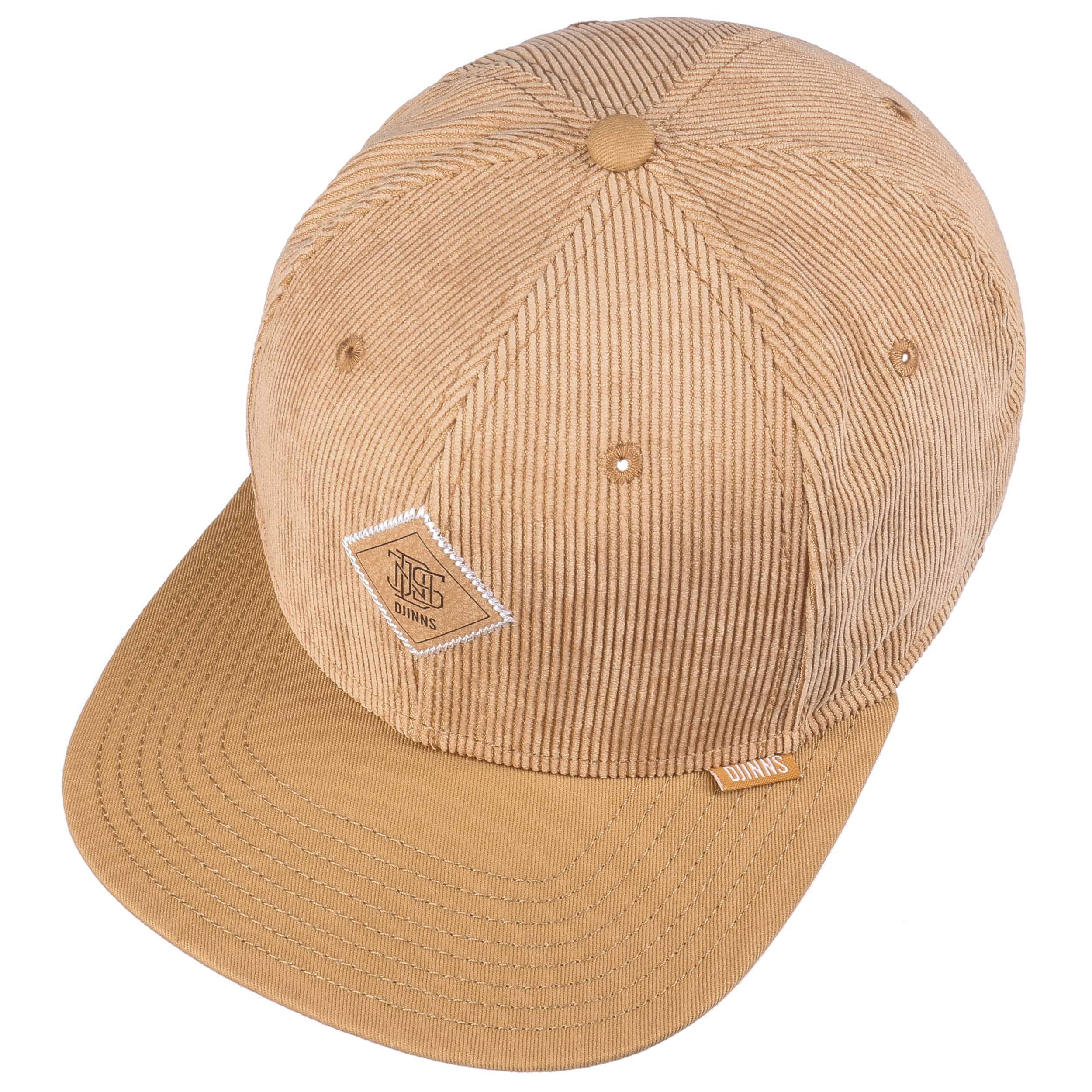 6P Washed Corduroy Snapback Cap by Djinns - 17,95