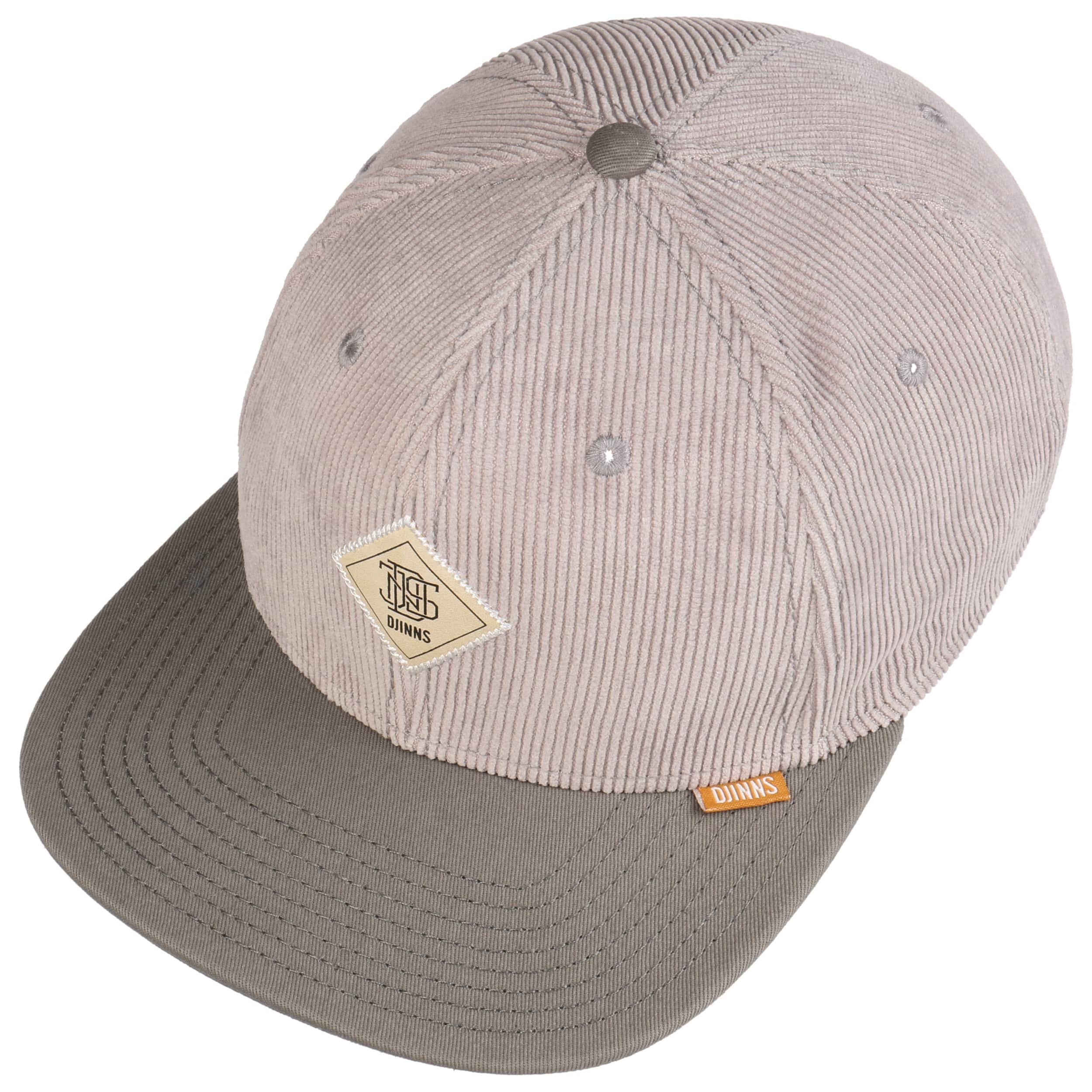 6P Washed Corduroy Snapback Cap by Djinns - 17,95