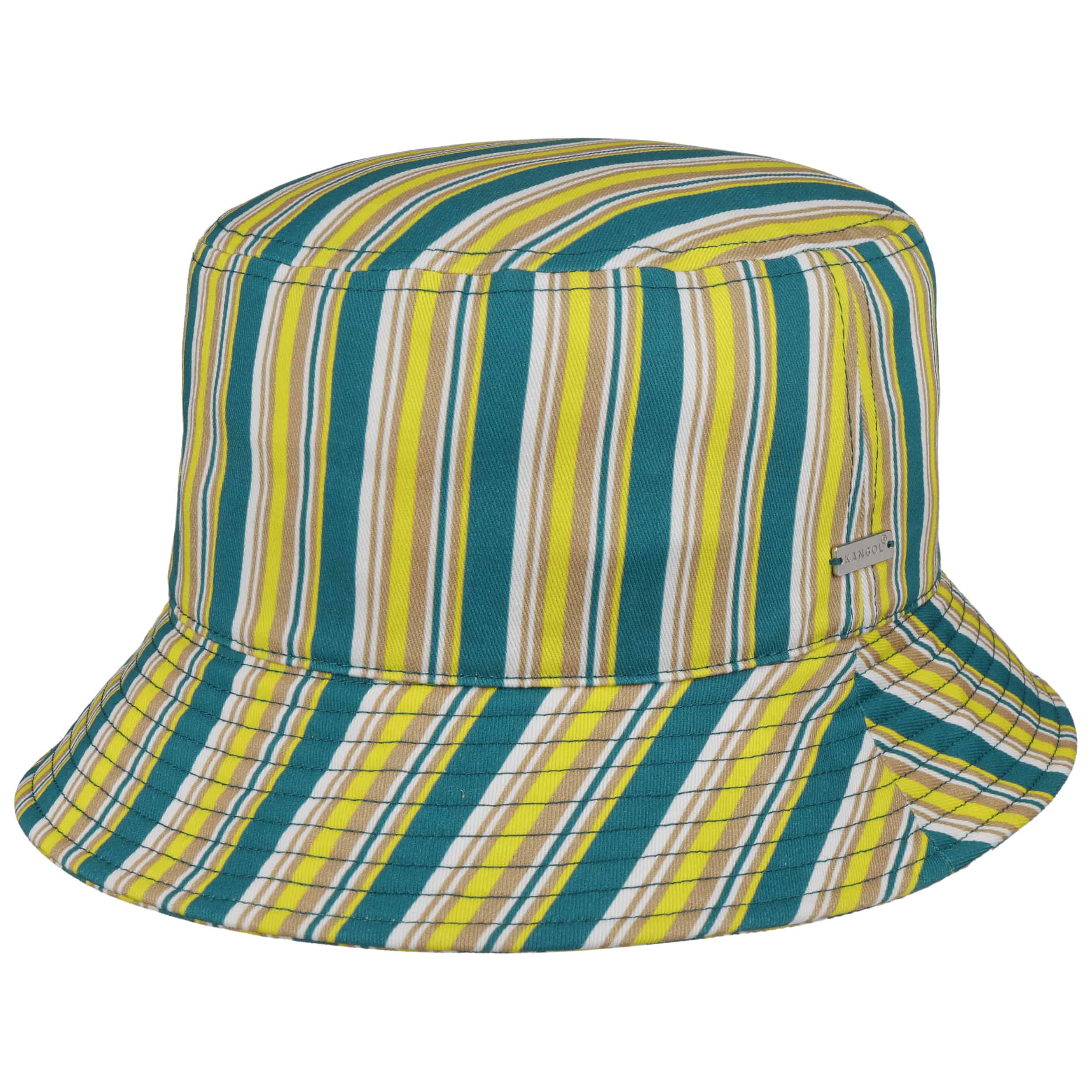 70s Stripe Bucket Stoffhut by Kangol - 59,95