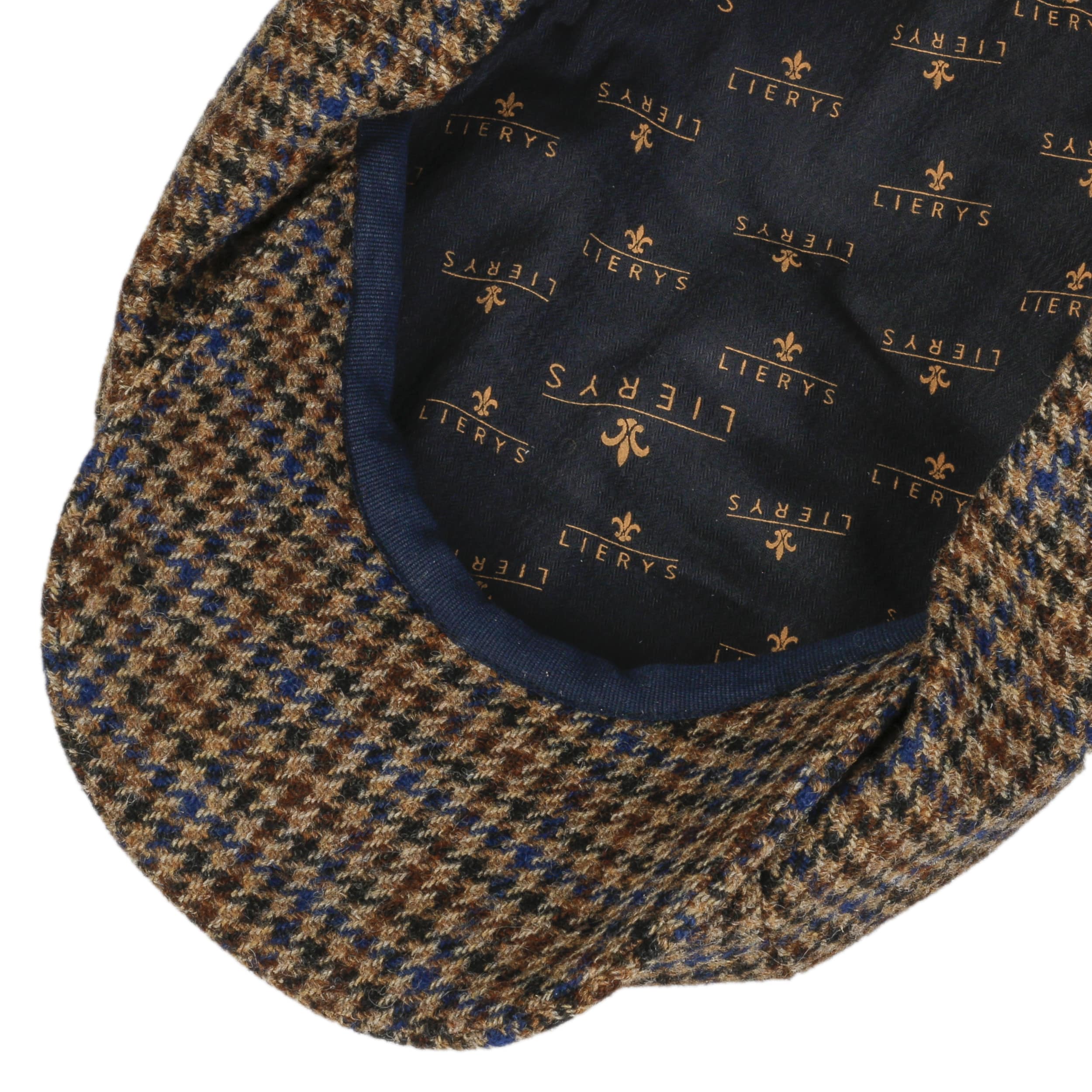 8 Panel Houndstooth Flatcap by Lierys - 79,90