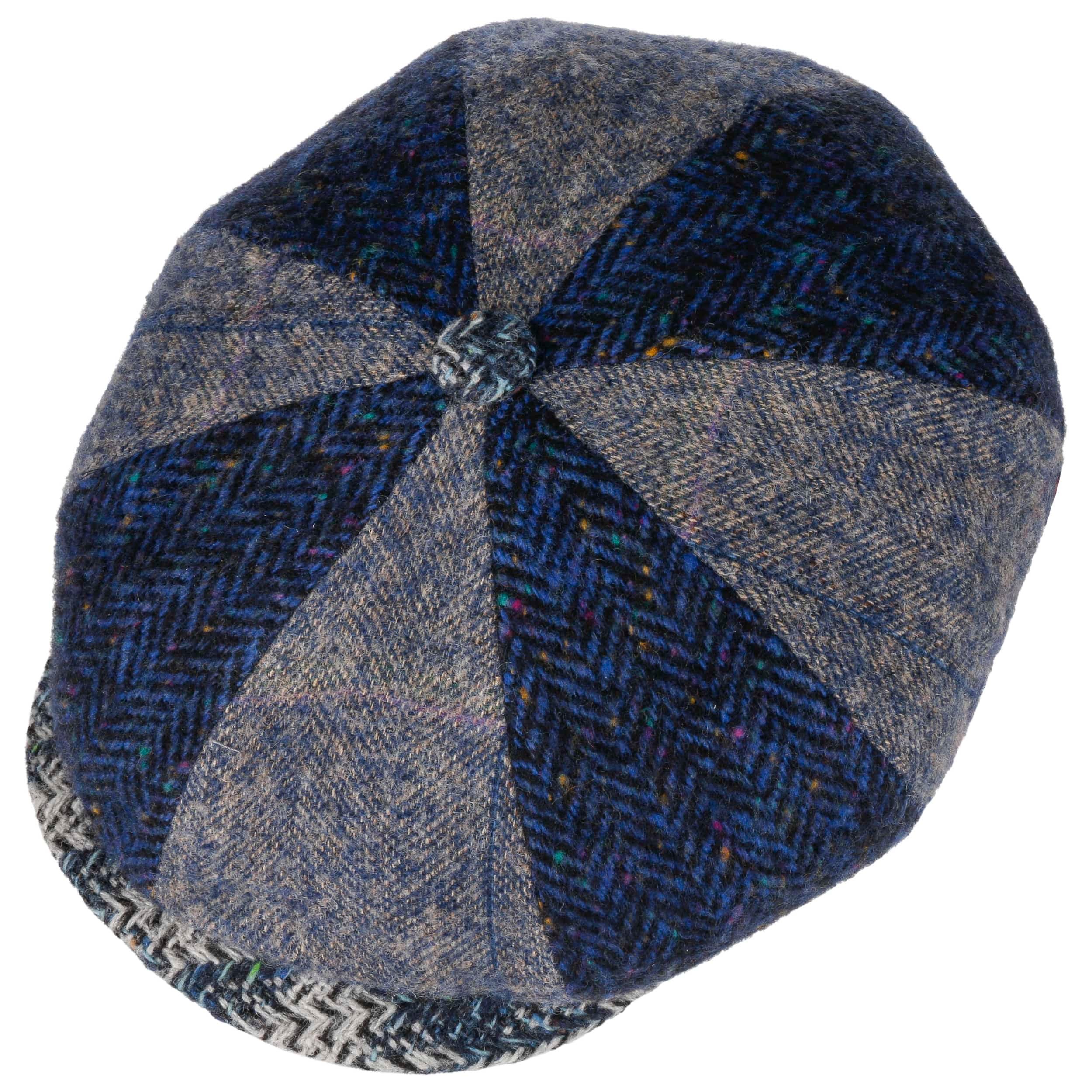 8 Panel Patchwork Flat Cap by Alfonso D’Este - 699,00 kr