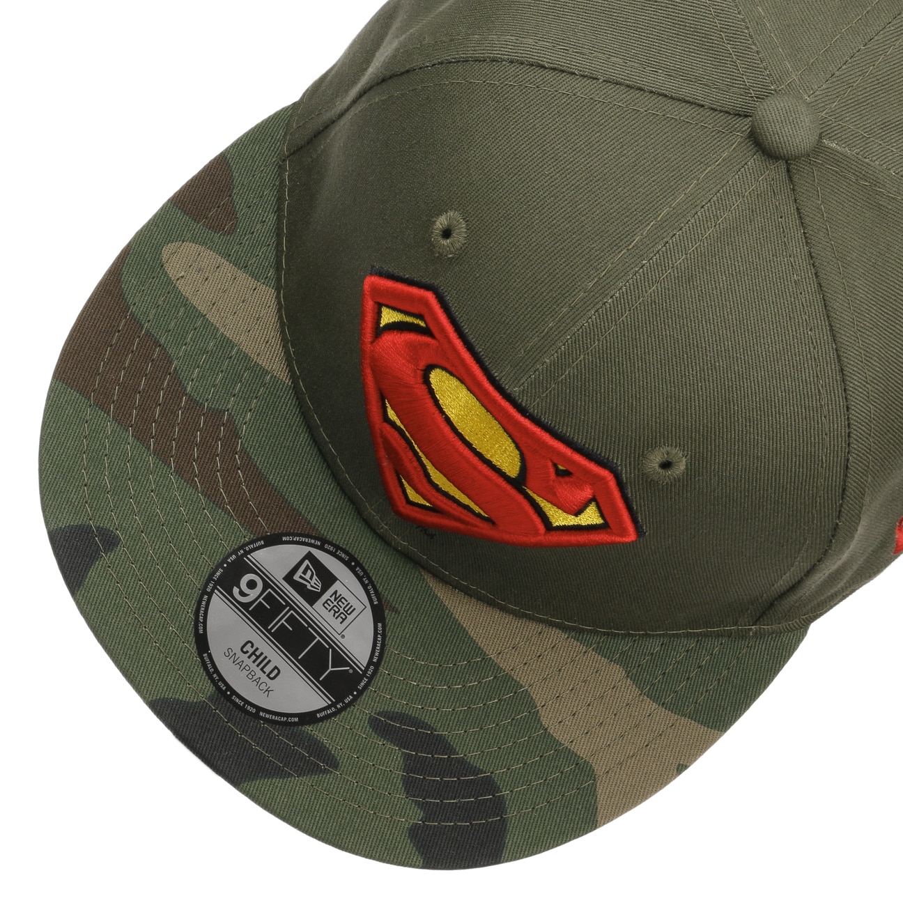 9Fifty DC Kids Camo Superman Cap by New Era - 32,95