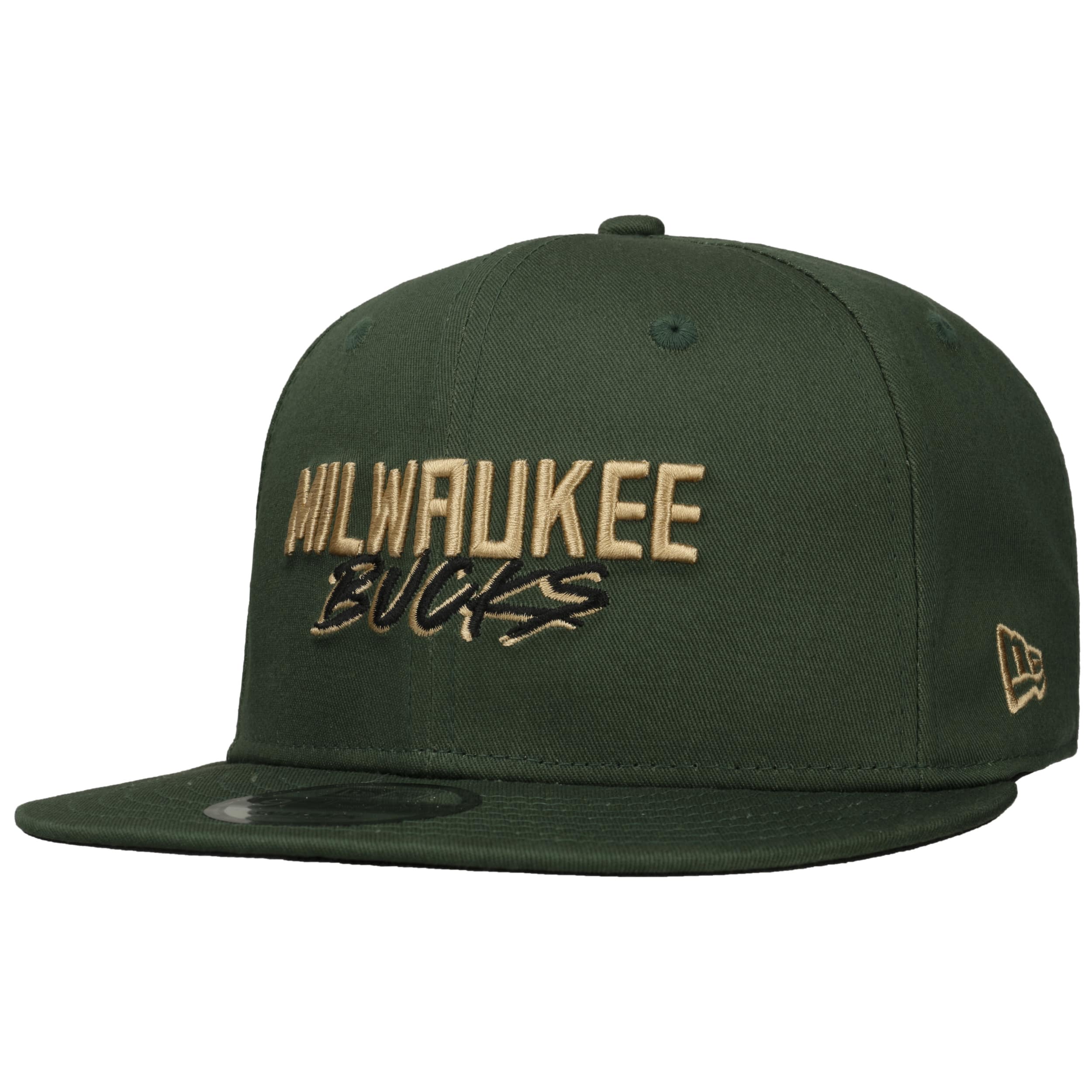 9Fifty NBA Script Team Bucks Keps by New Era - 549,00 kr
