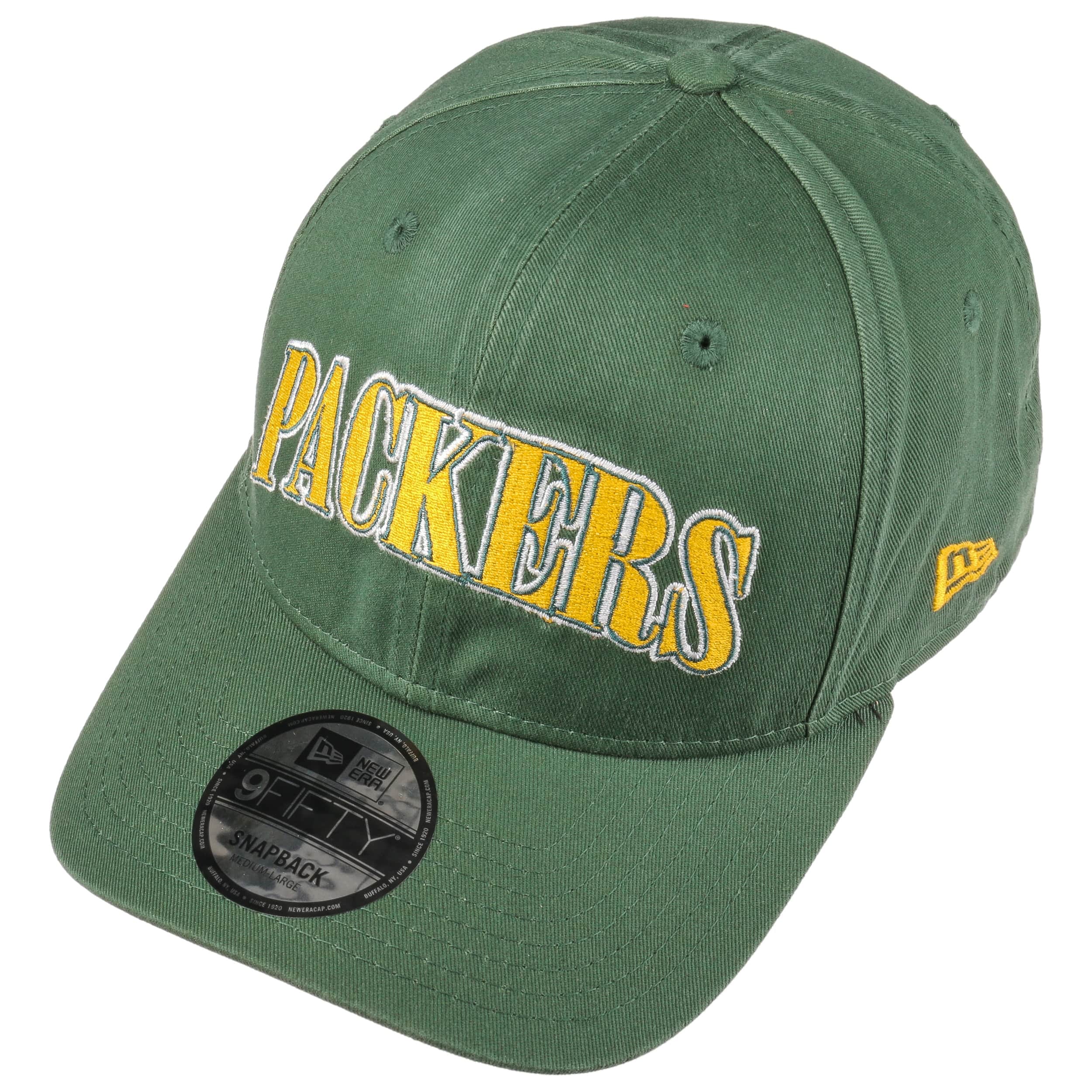 9Fifty Pre Curved Packers Cap by New Era - 17,00