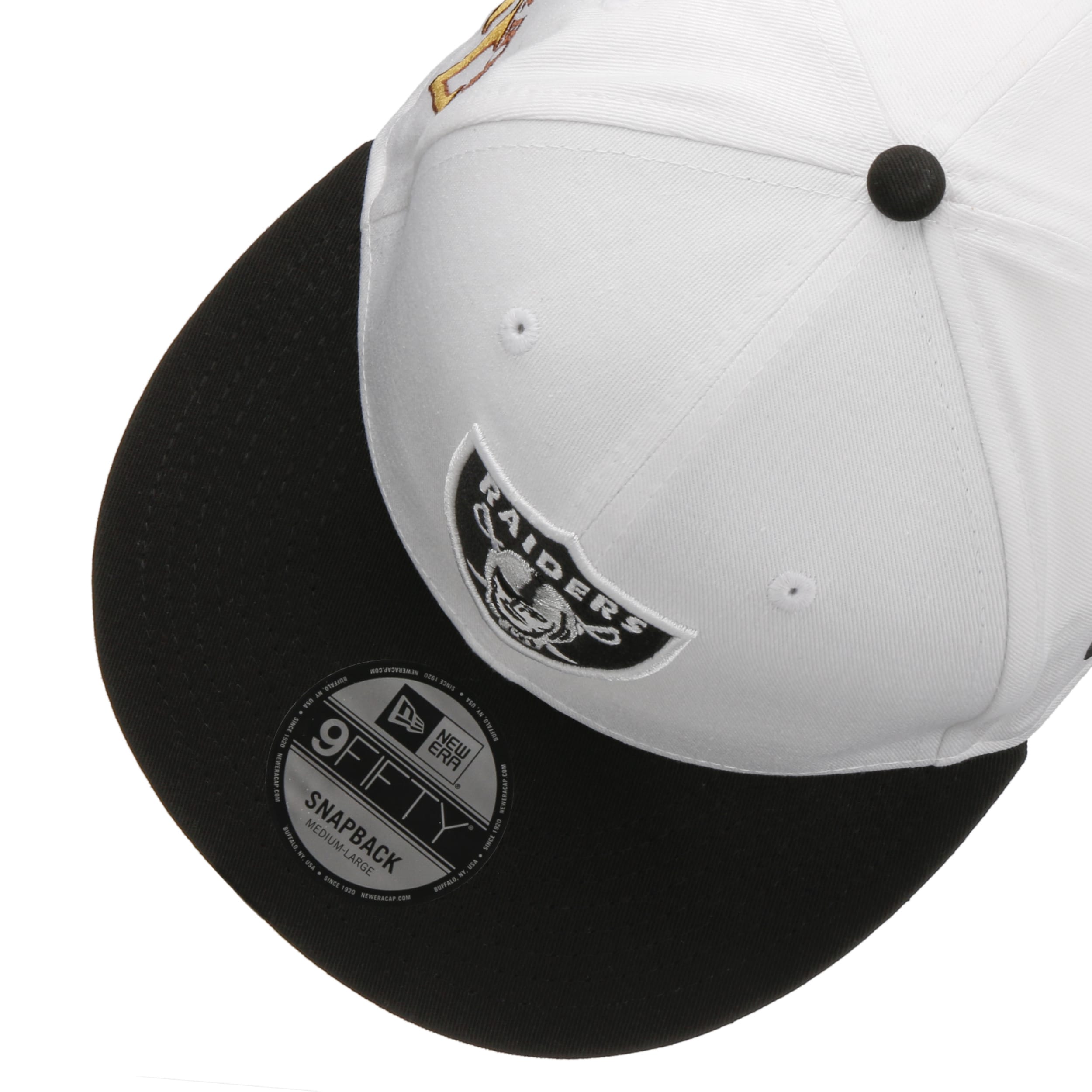 9Fifty White Crown Patches Raiders Cap by New Era - 47,95