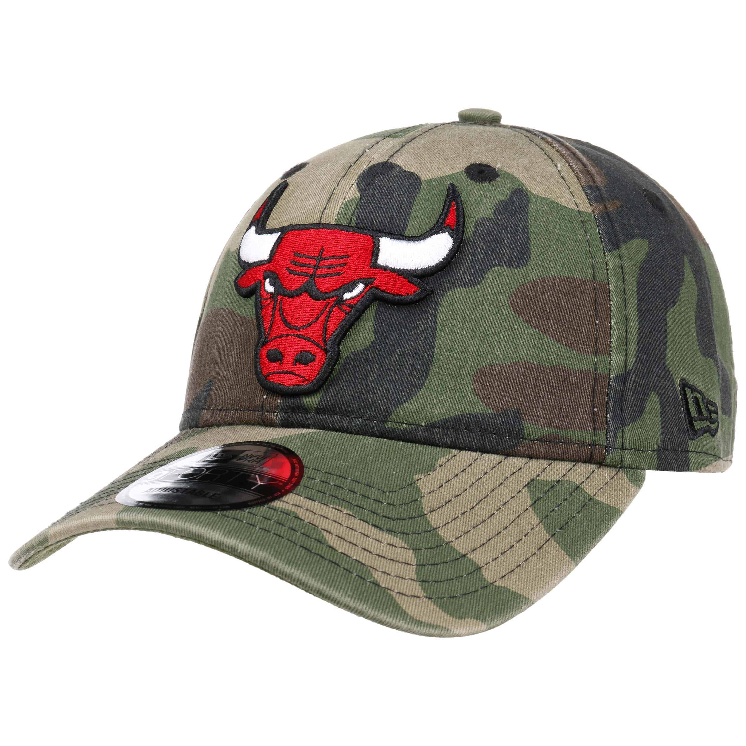 9Forty Wash Camo Bulls Cap by New Era - 24,95