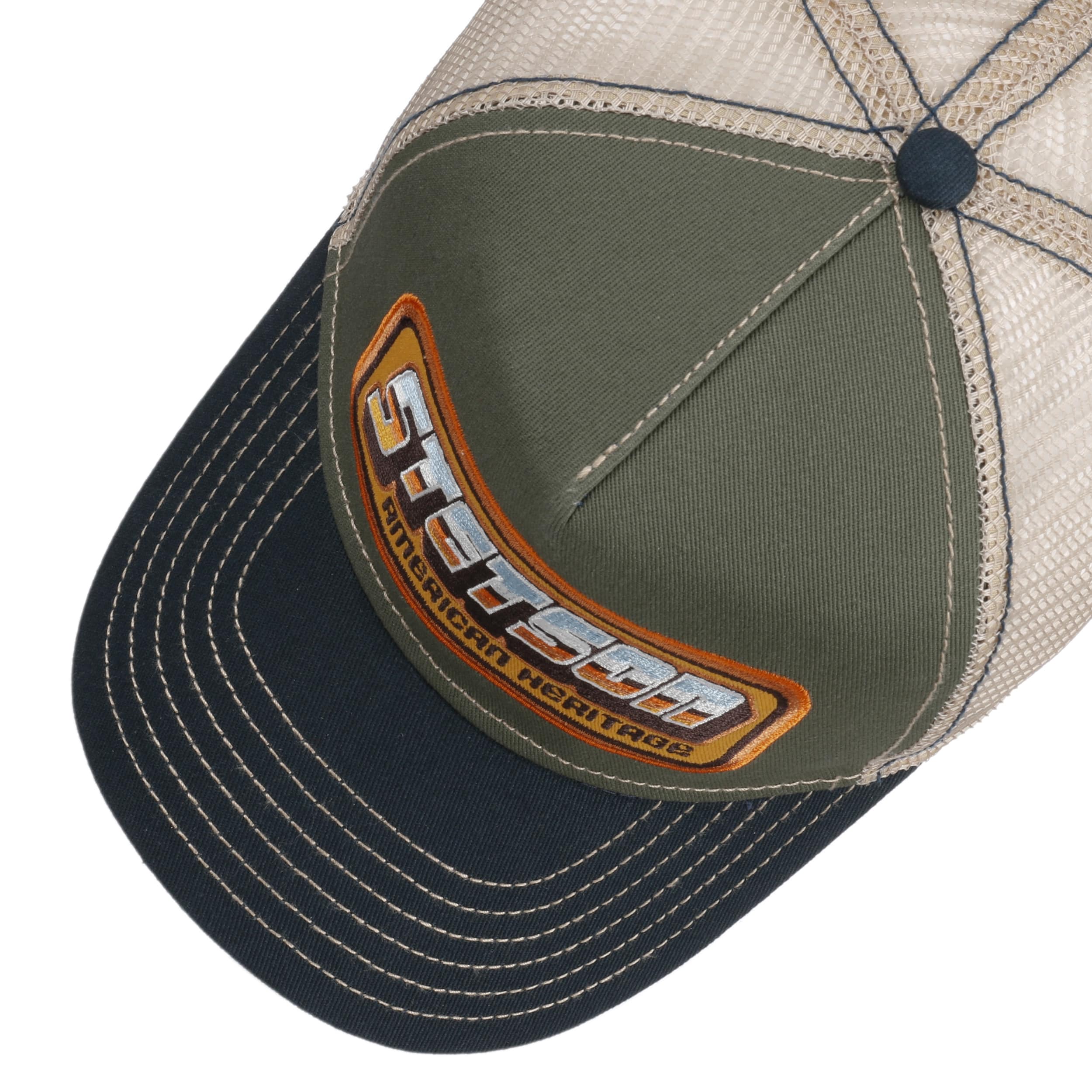 American Heritage Patch Trucker Cap by Stetson - 49,00