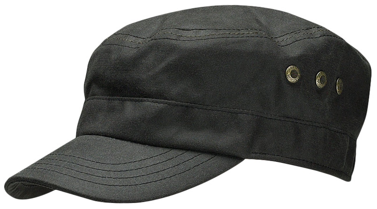 Austin Waxed Cotton Army Cap by Stetson - 59,00