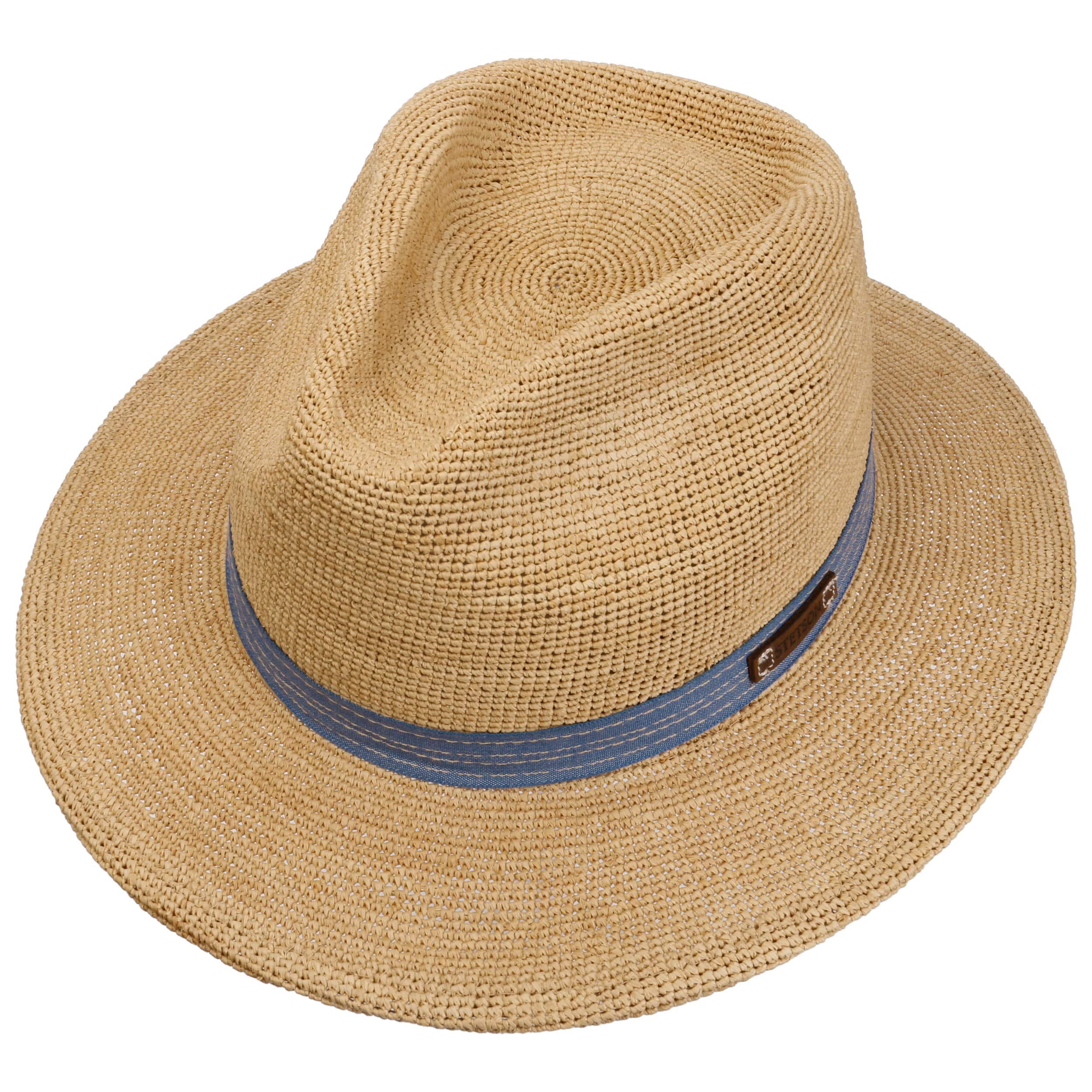Barista Crochet Traveller Raffiahut by Stetson - 149,00
