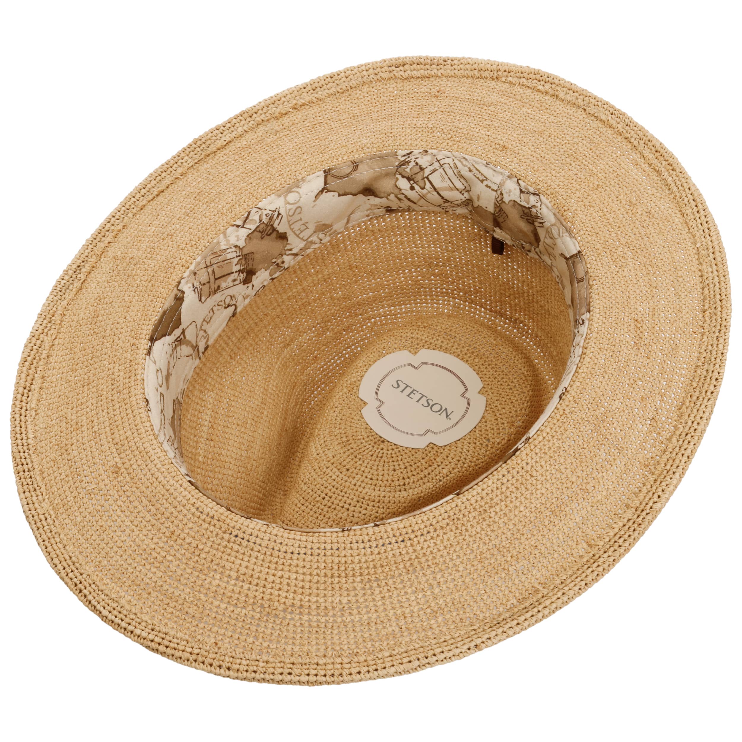 Barista Crochet Traveller Raffiahut by Stetson - 149,00