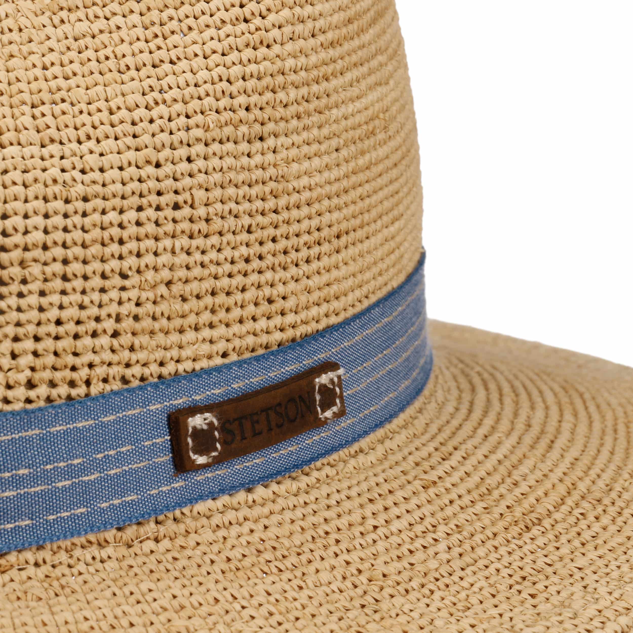 Barista Crochet Traveller Raffiahut by Stetson - 149,00