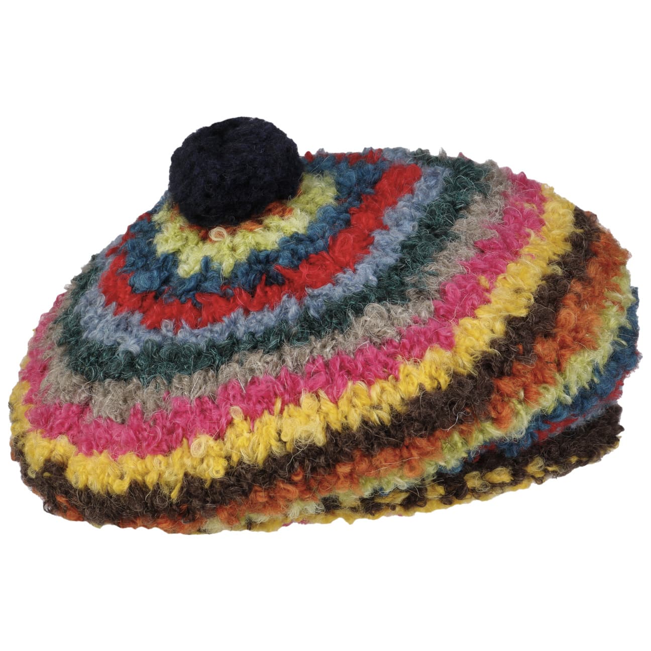 Baskenmütze mit Bommel by GREVI - 119,00