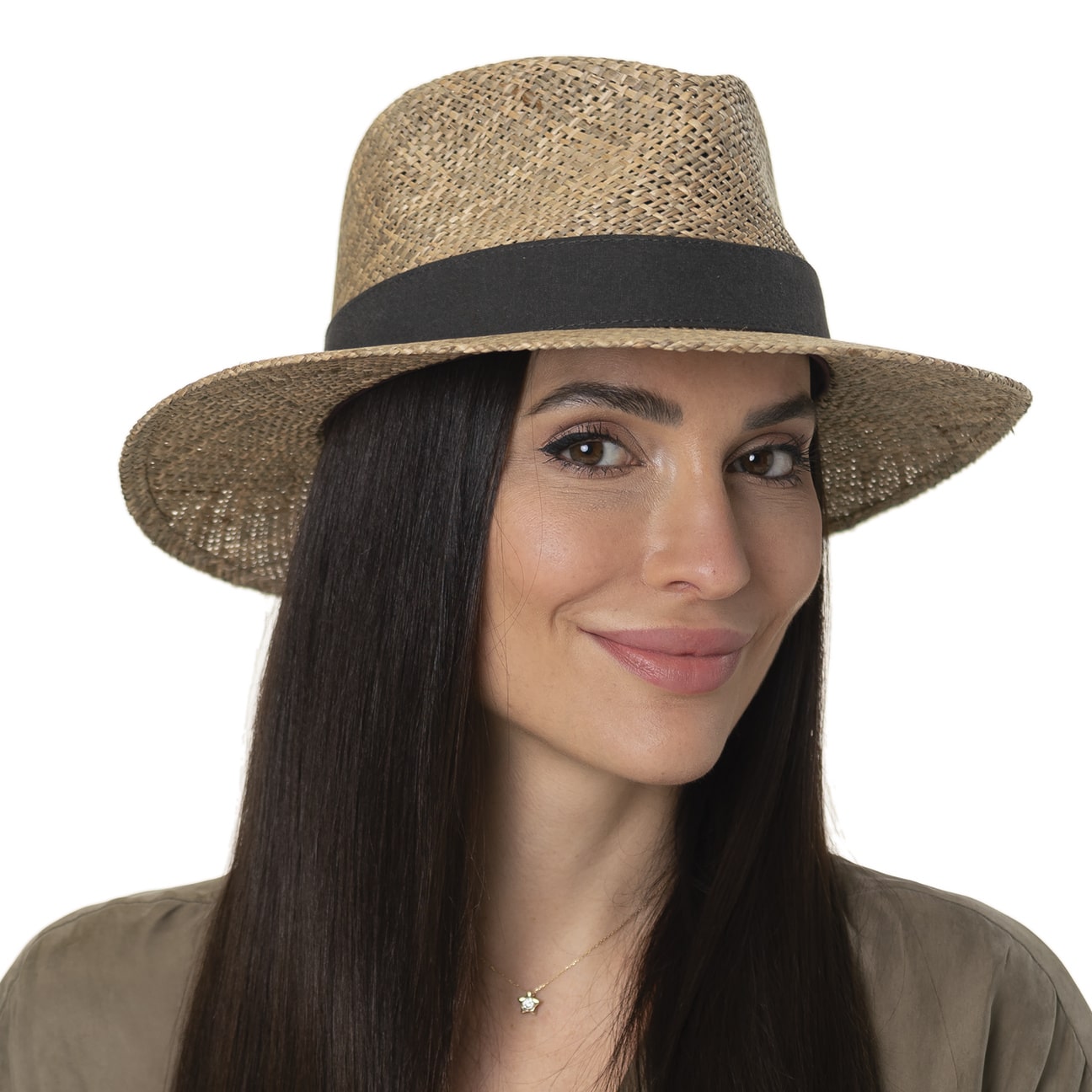 Big Brim Seagrass Traveller Stråhatt by Stetson - 1129,00 kr