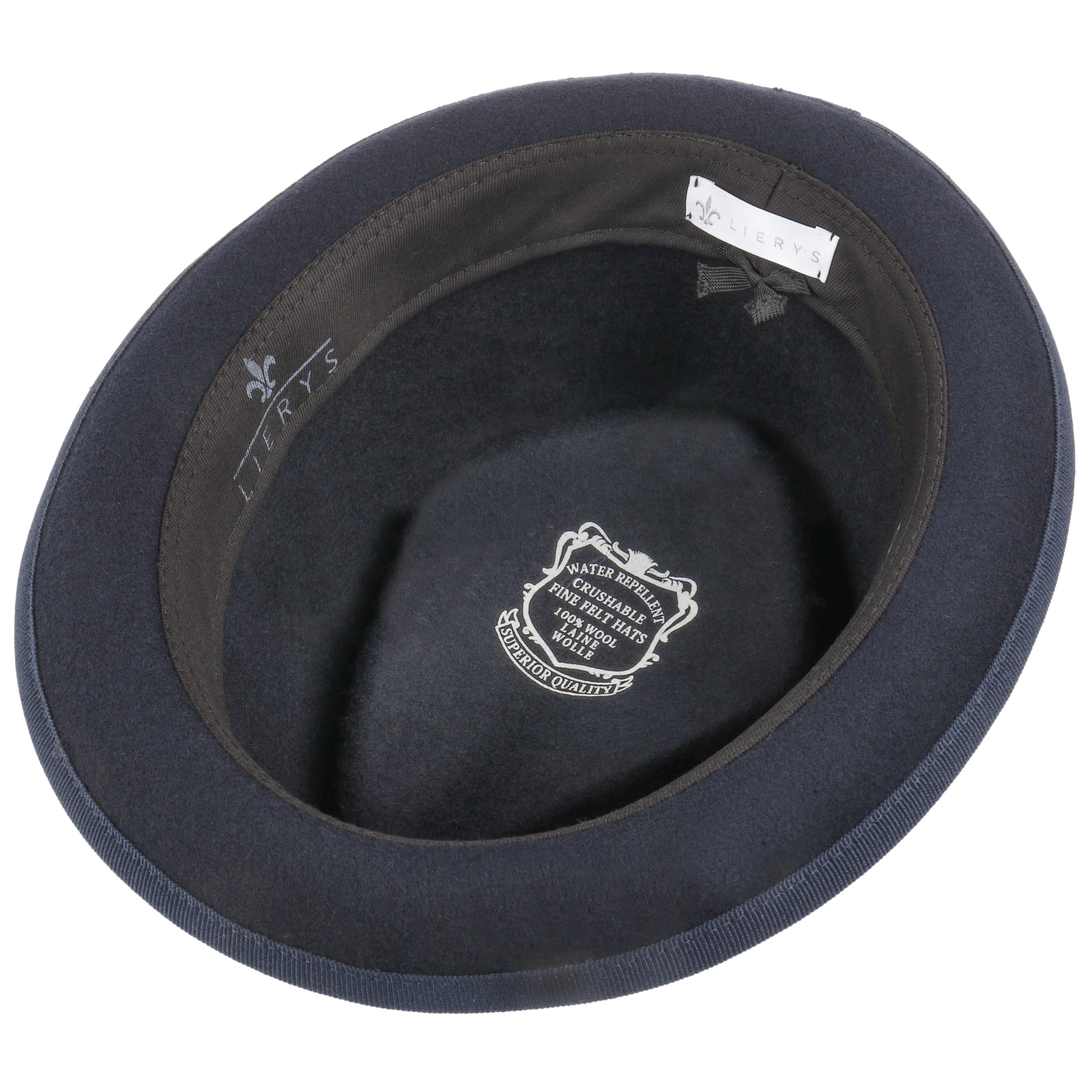 Blue Fedora Pork Pie Filzhut by Lierys - 69,95