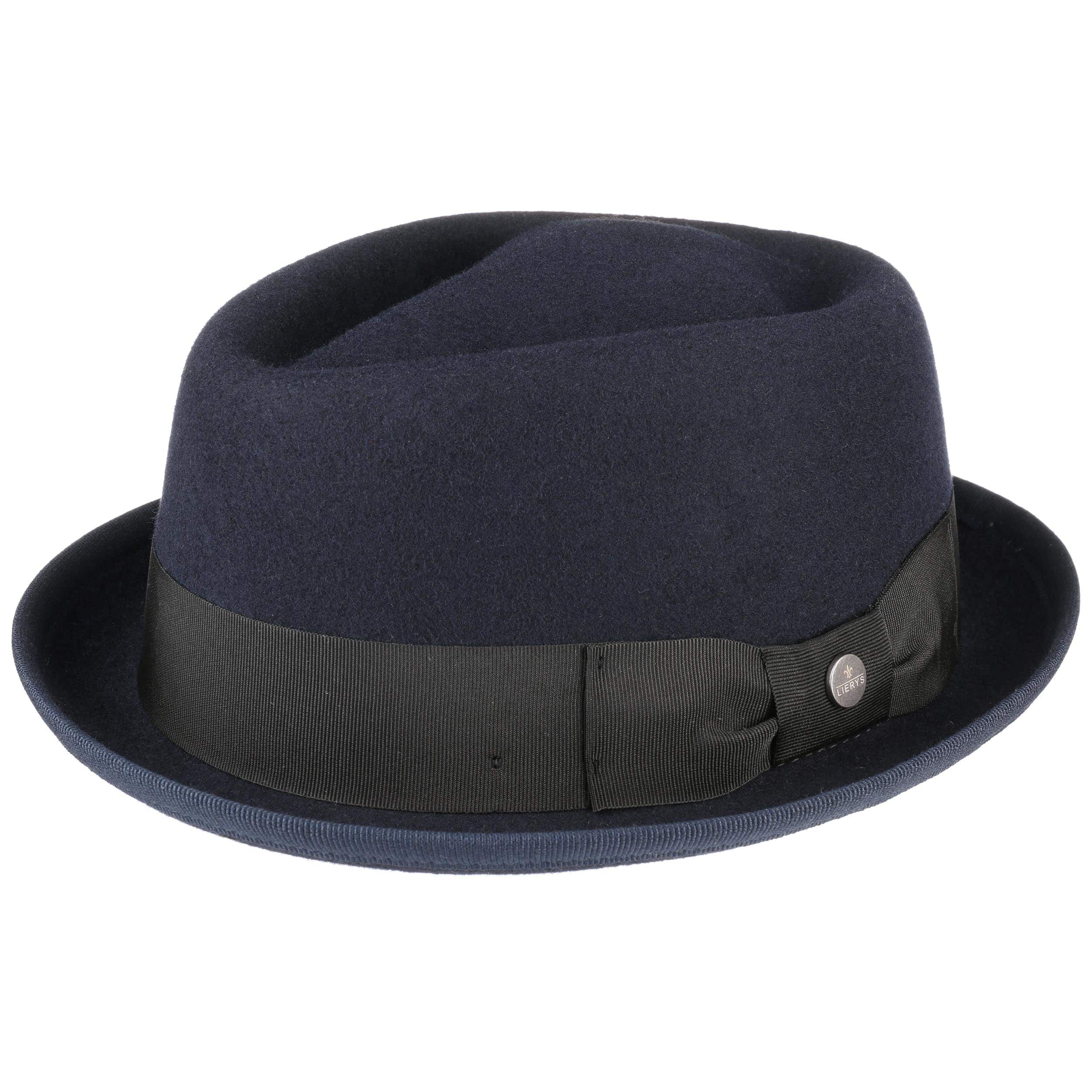 Blue Fedora Pork Pie Filzhut by Lierys - CHF 74.95