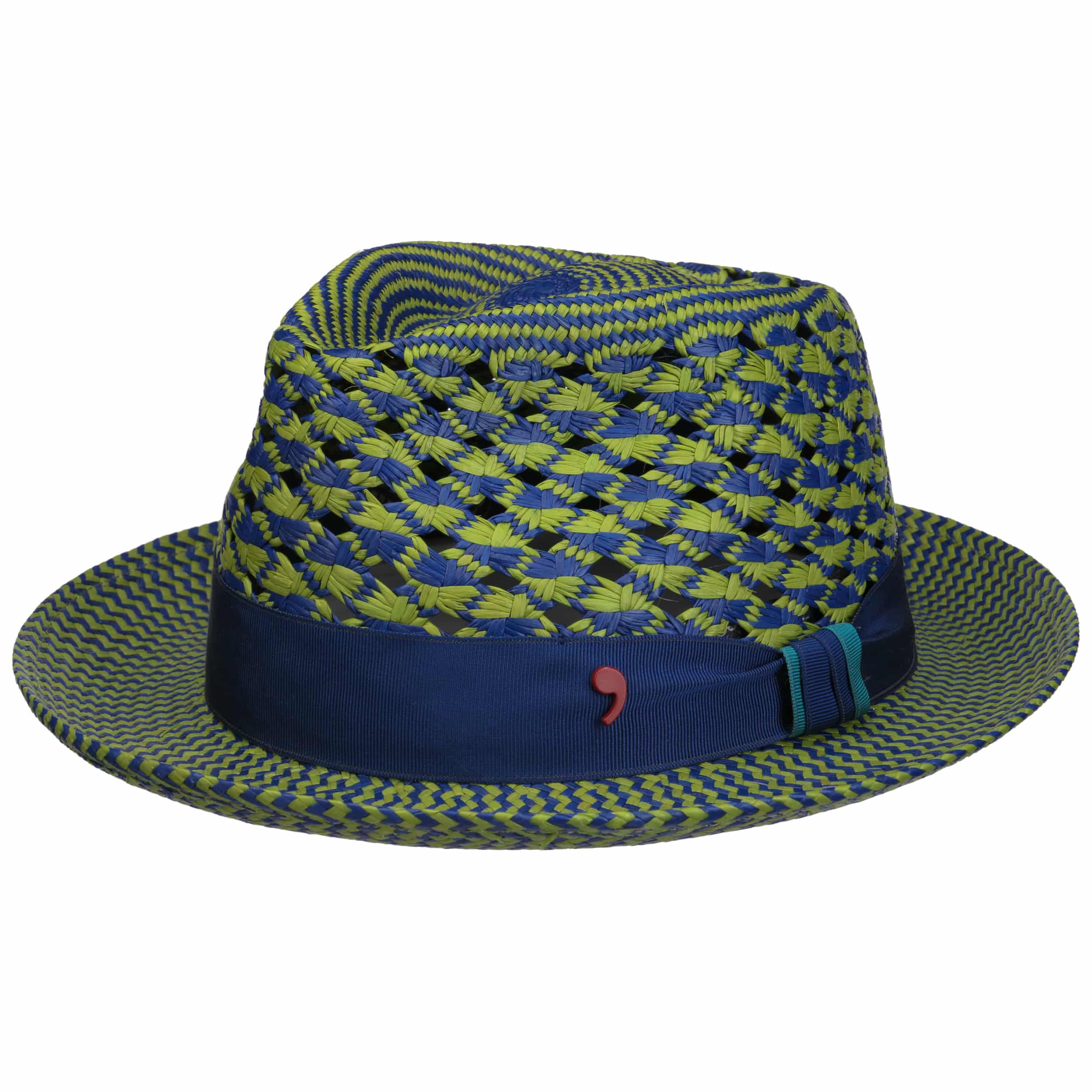 Blue & Green Panamahut by Alfonso D’Este - 199,00