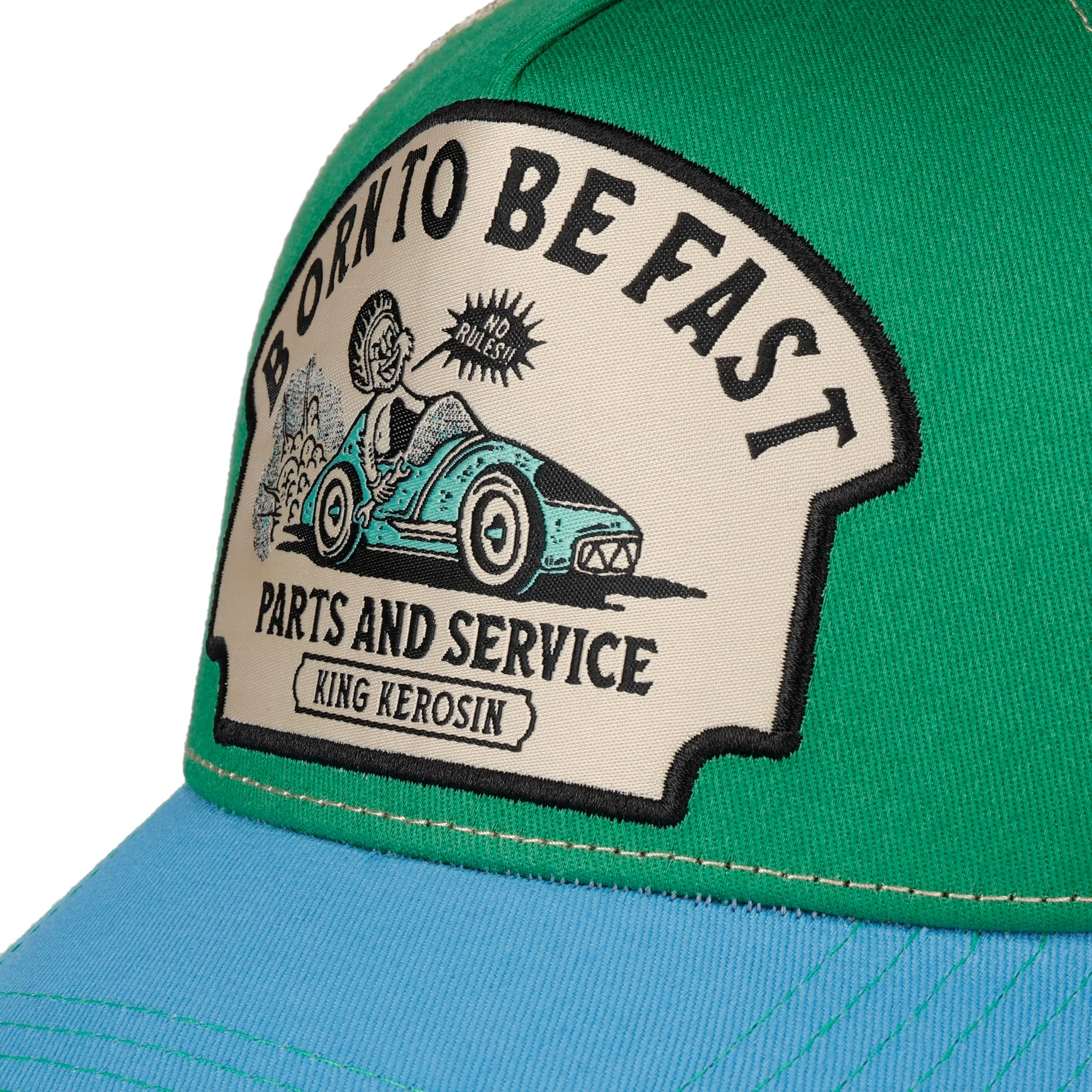 Born to Be Fast Trucker Cap by King Kerosin - 39,99