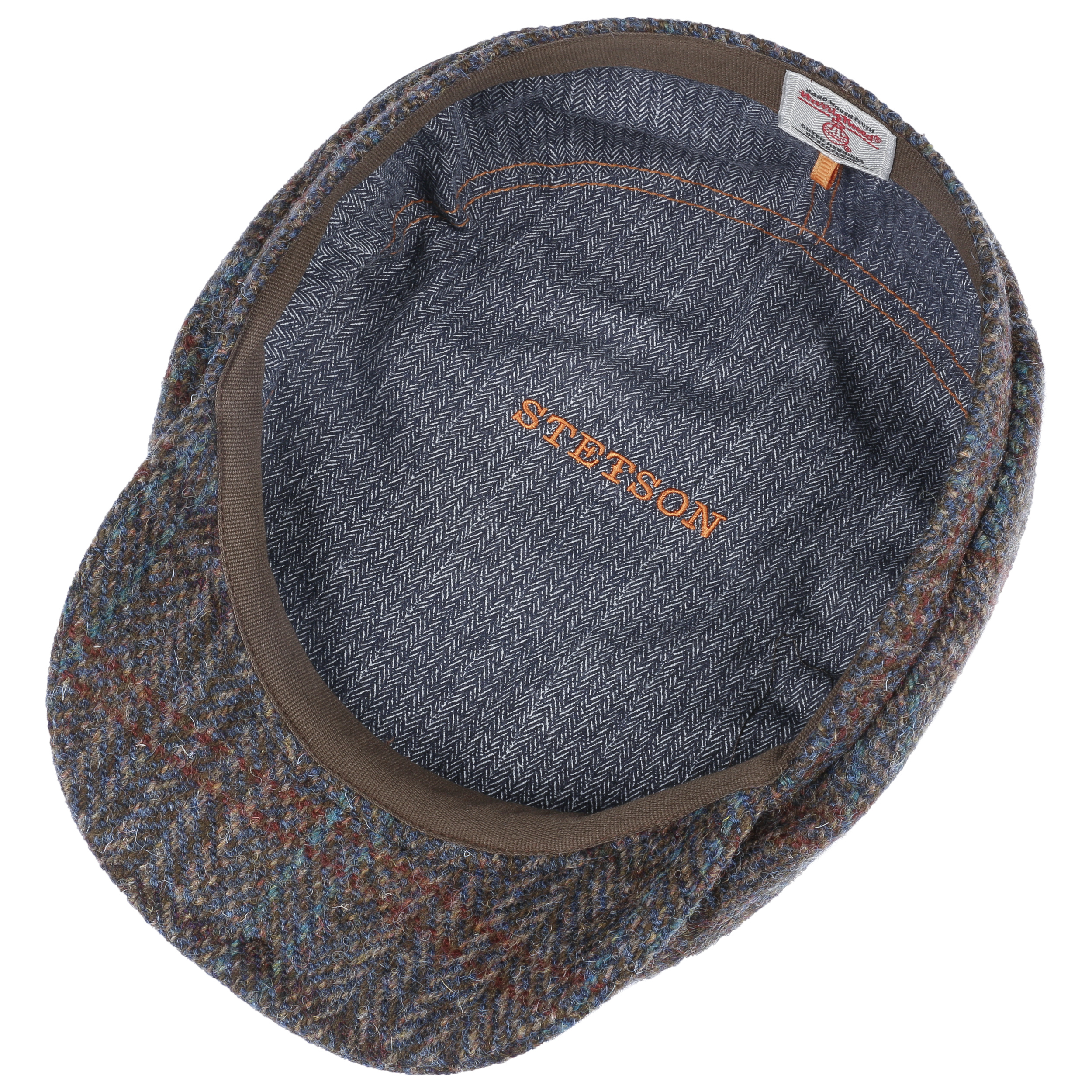 Burnet Harris Tweed Flat Cap by Stetson - 899,00 kr