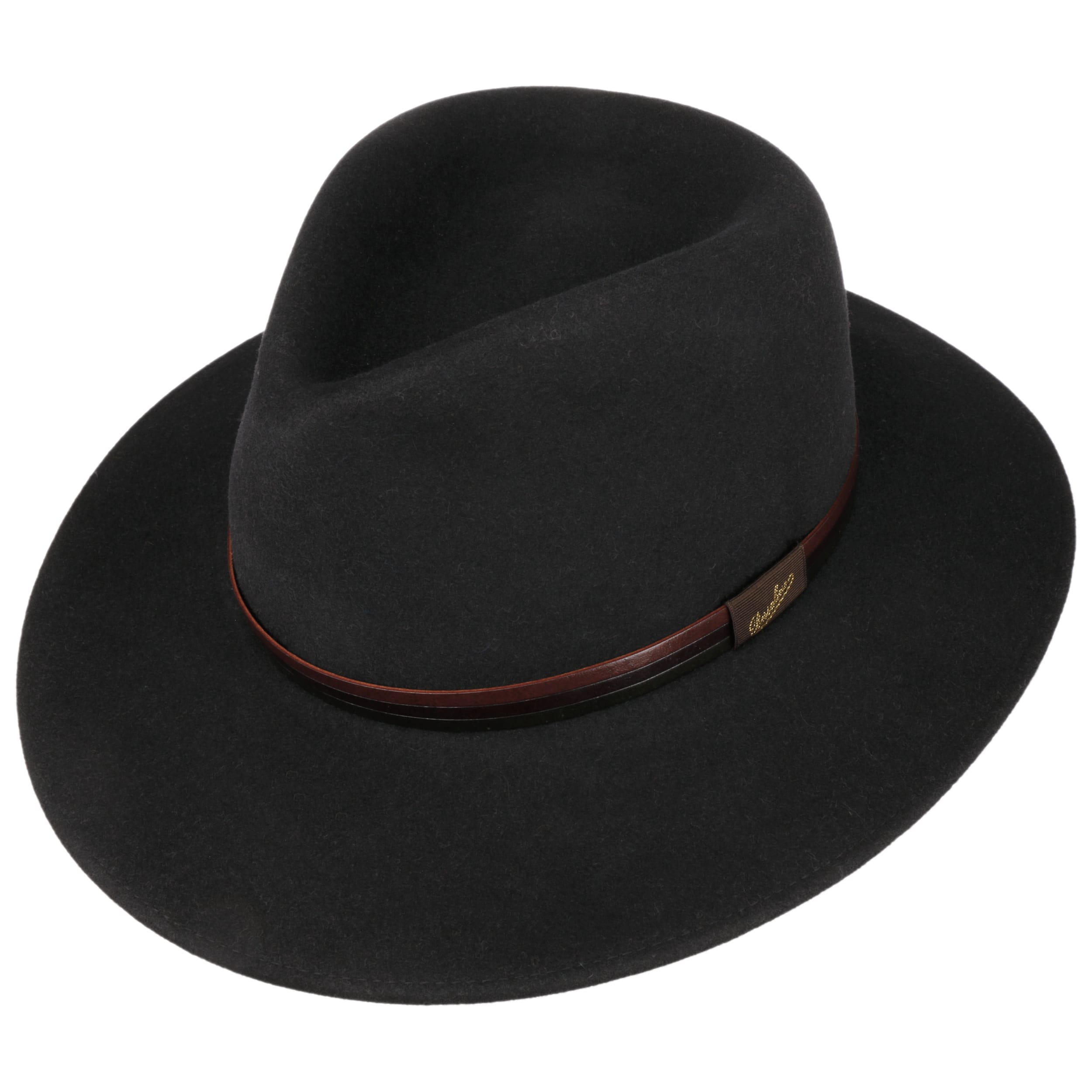 Cagliero Haarfilzhut mit Lederband by Borsalino - 355,00