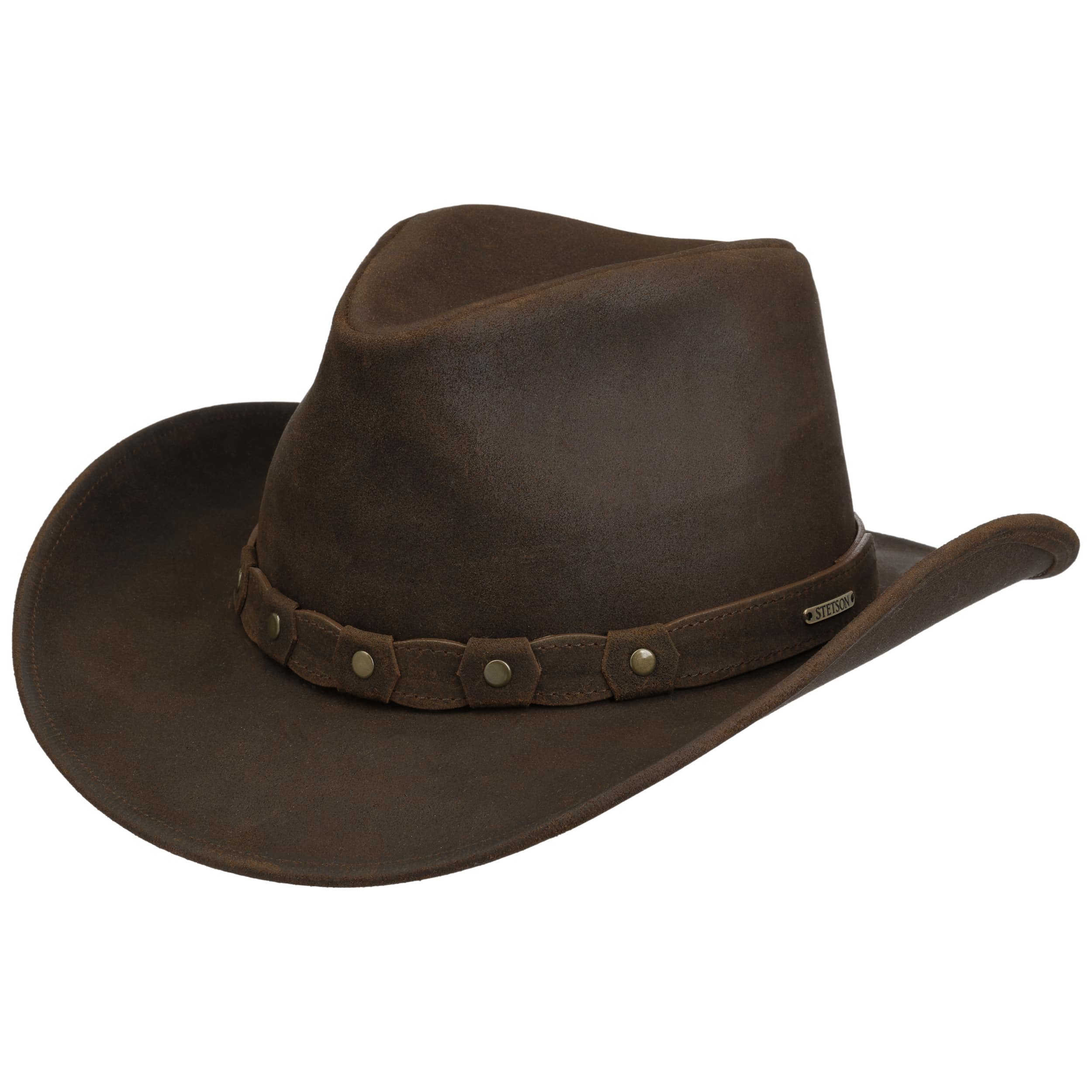 Calf Split Western Lederhut by Stetson - CHF 207.95