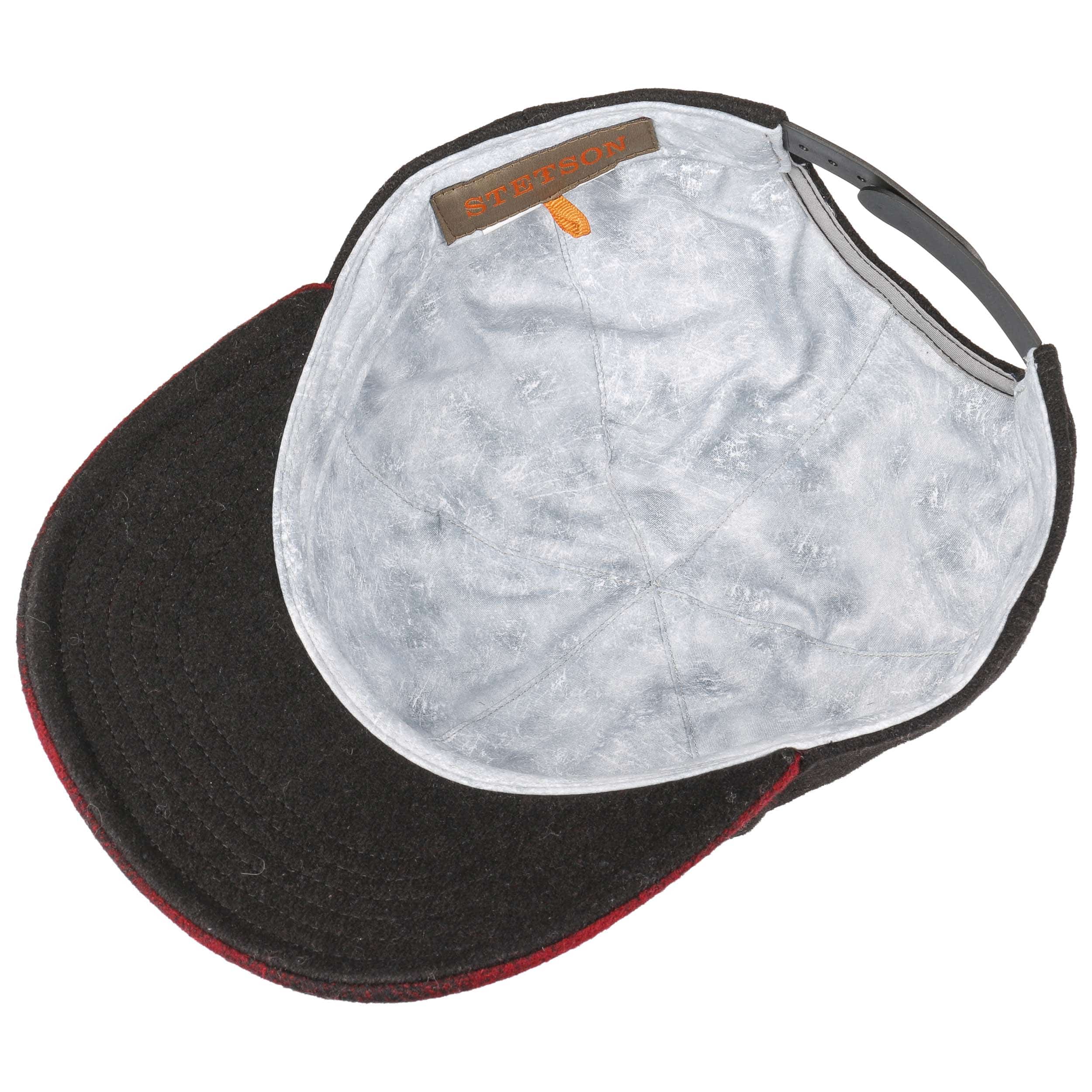 Cali Wool Check Snapback Cap by Stetson - CHF 52.95