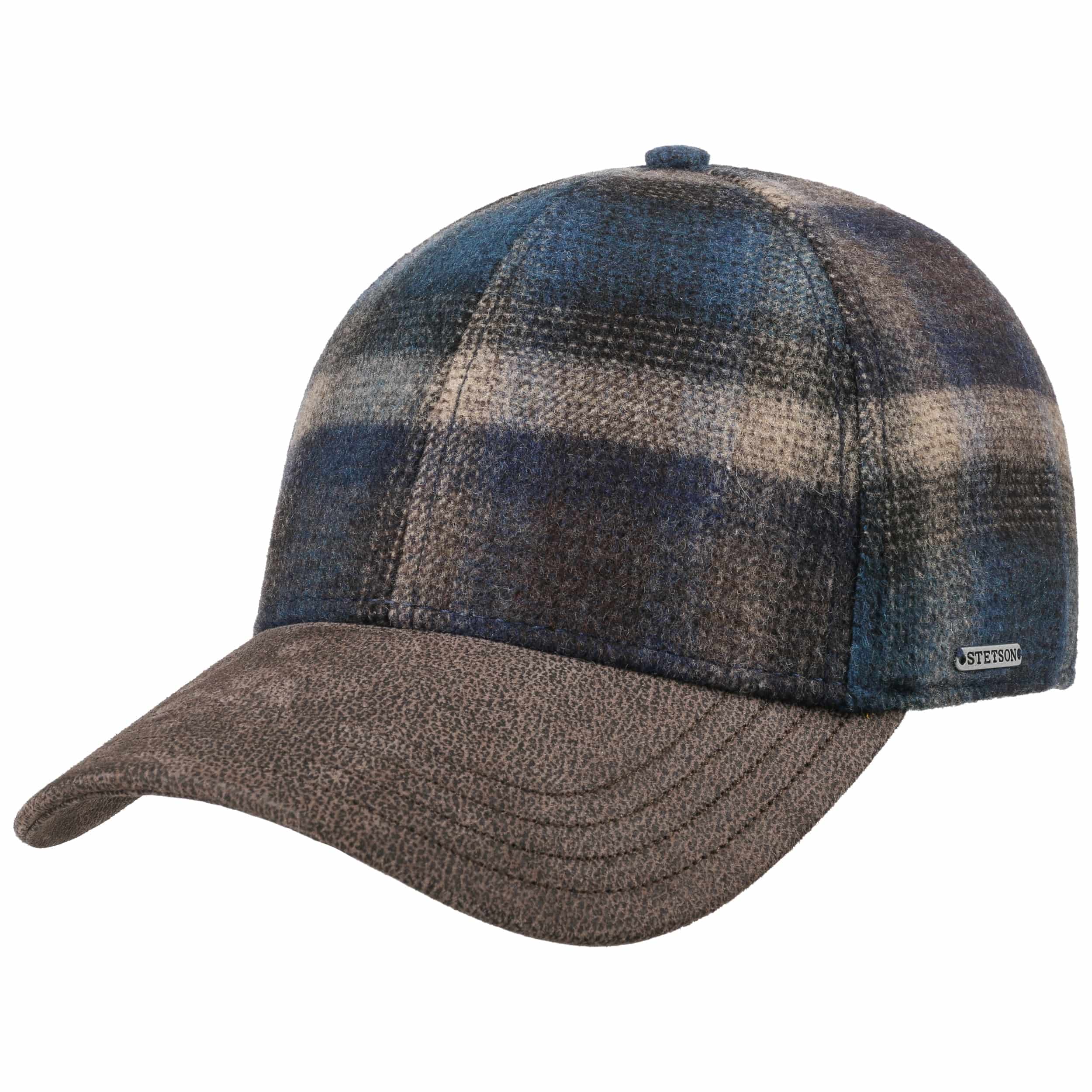 Camanto Virgin Wool Check Cap by Stetson - 69,00