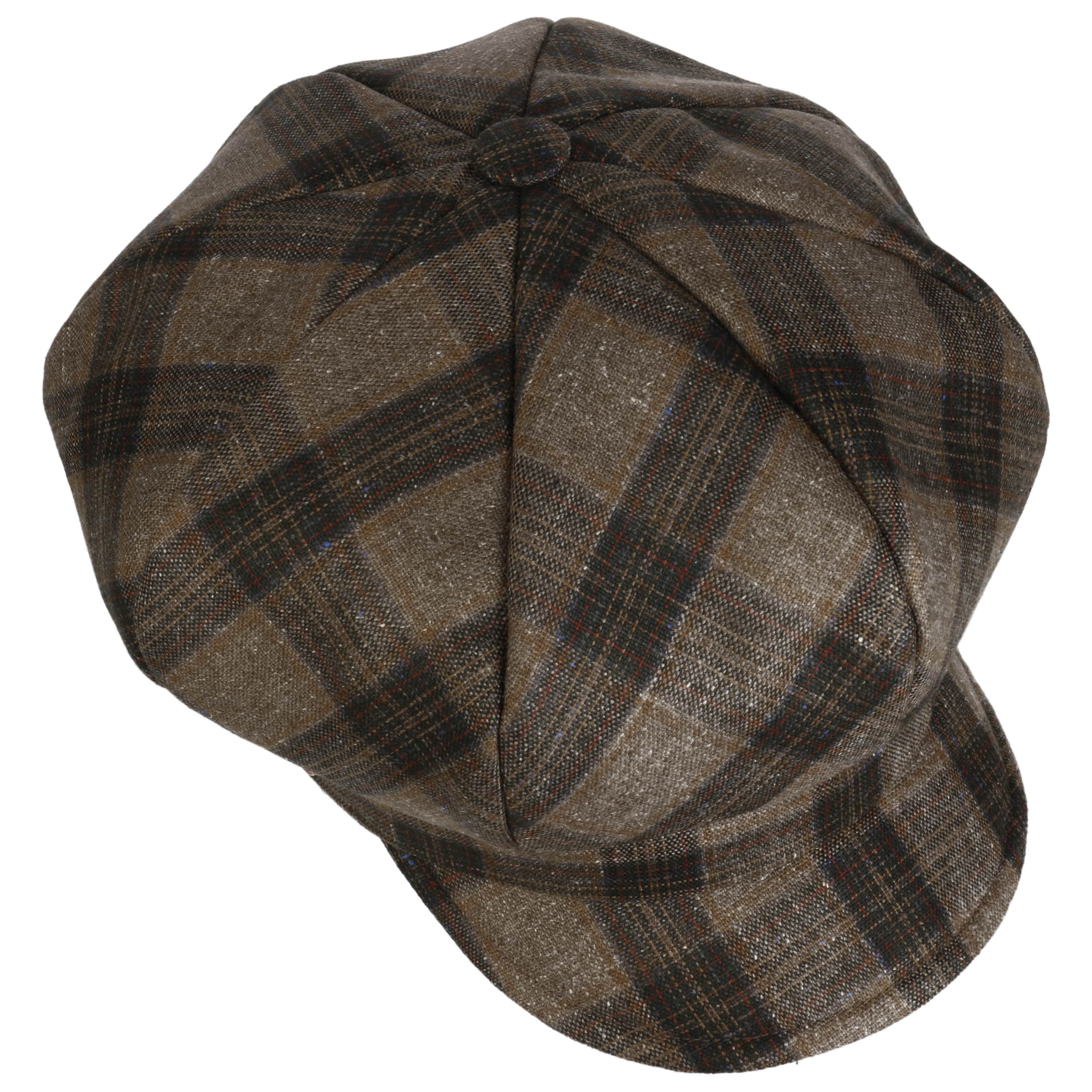 Camilla Silk Check Newsboy Cap by Mayser - 1039,00 kr