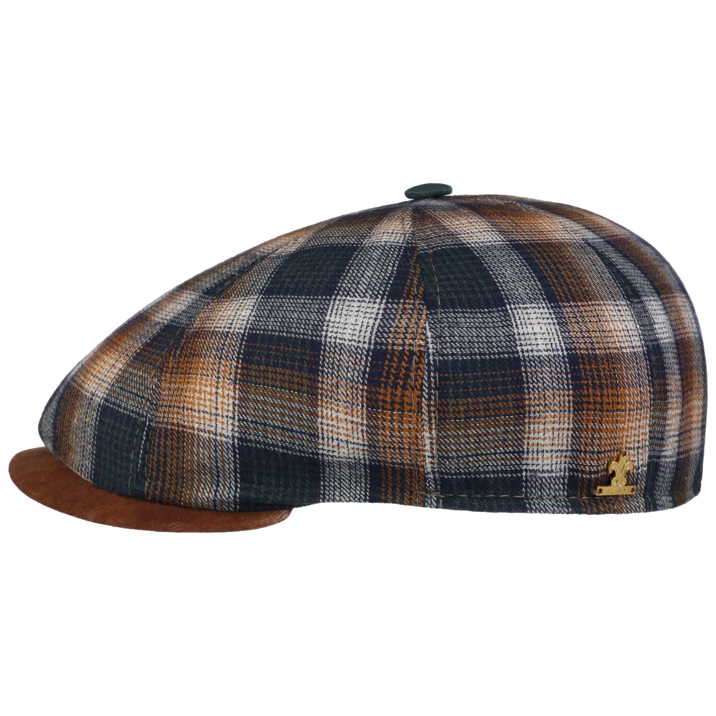 Candiso Check Flat Cap by Lierys Gold - 1289,00 kr