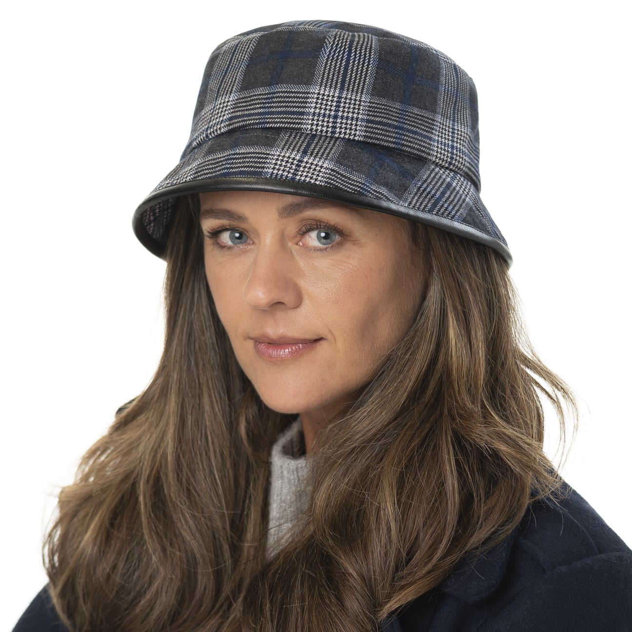 Check Bucket Fischerhut by Seeberger - 49,95