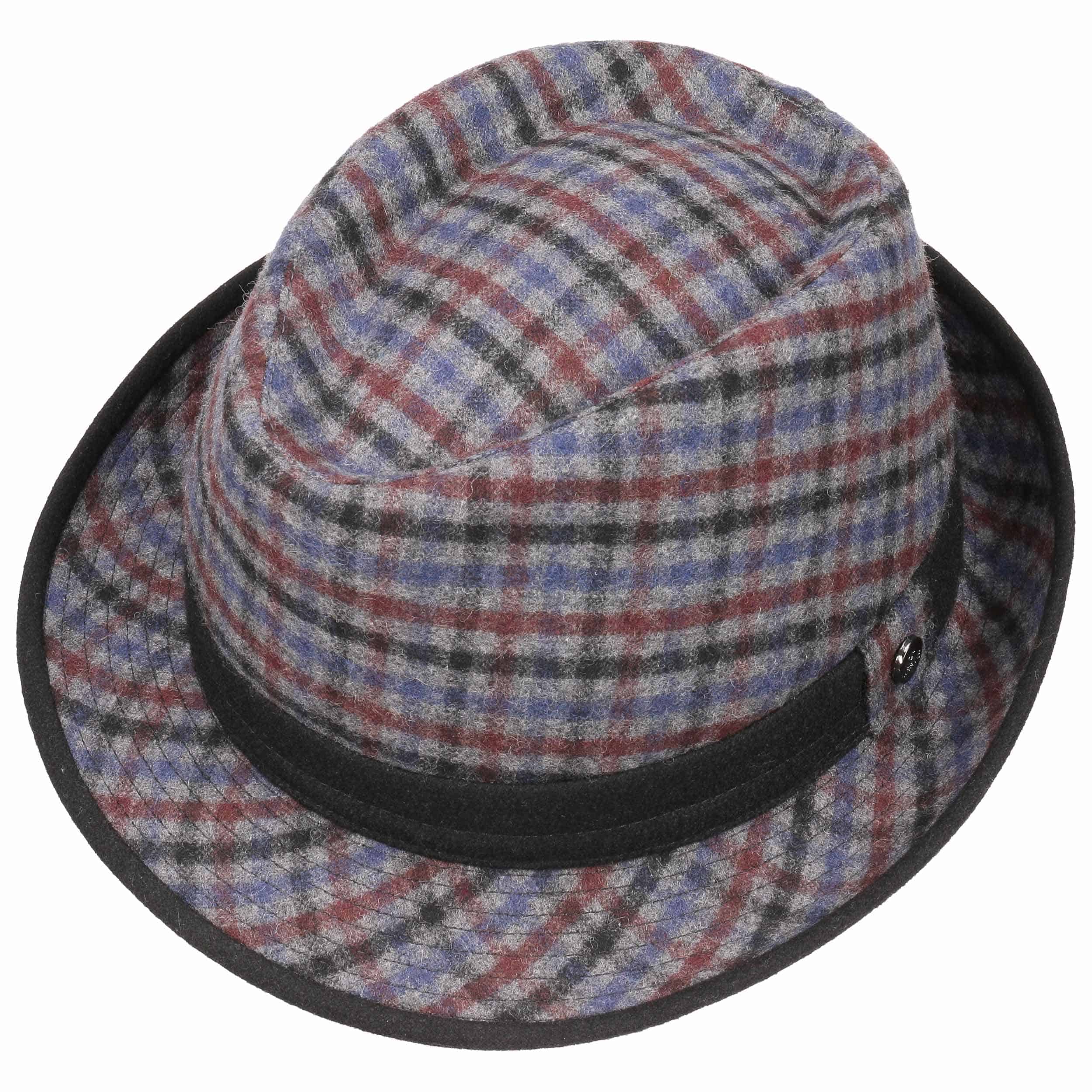 Checked Wool Trilby by Lierys - 49,95