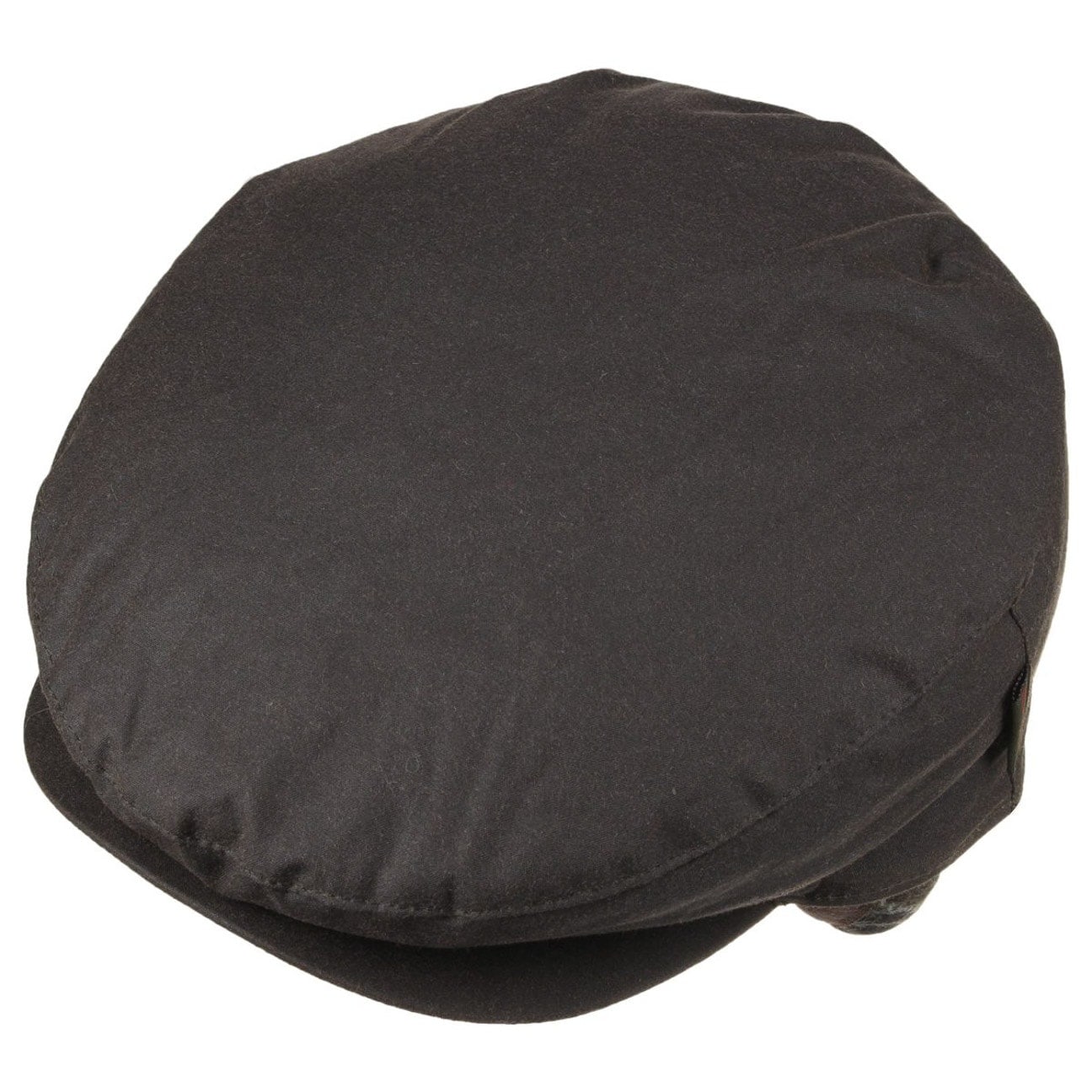 Cheviot Tartan Earflaps Flatcap by Barbour