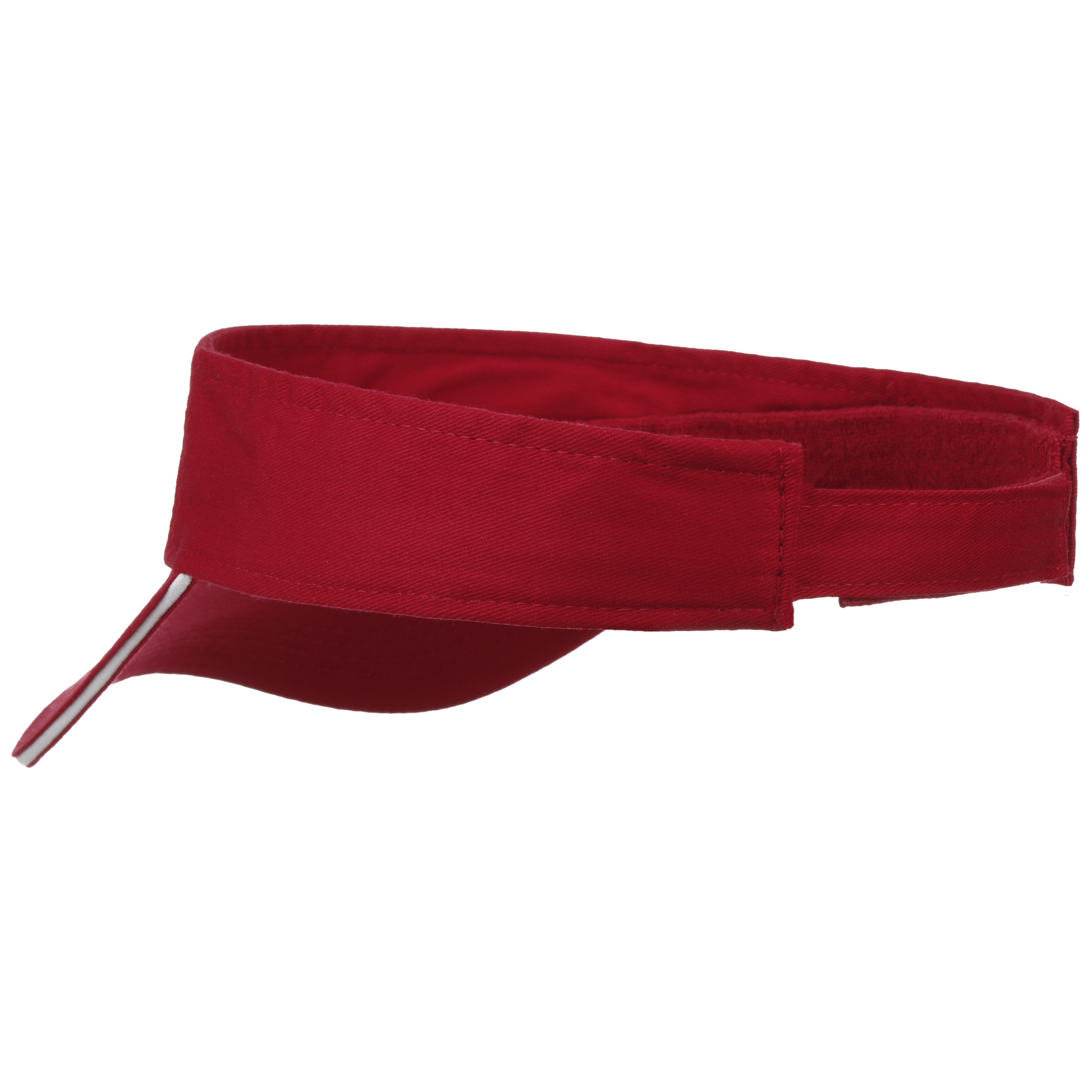 Classic Red Cotton Visor by Lipodo - 14,95