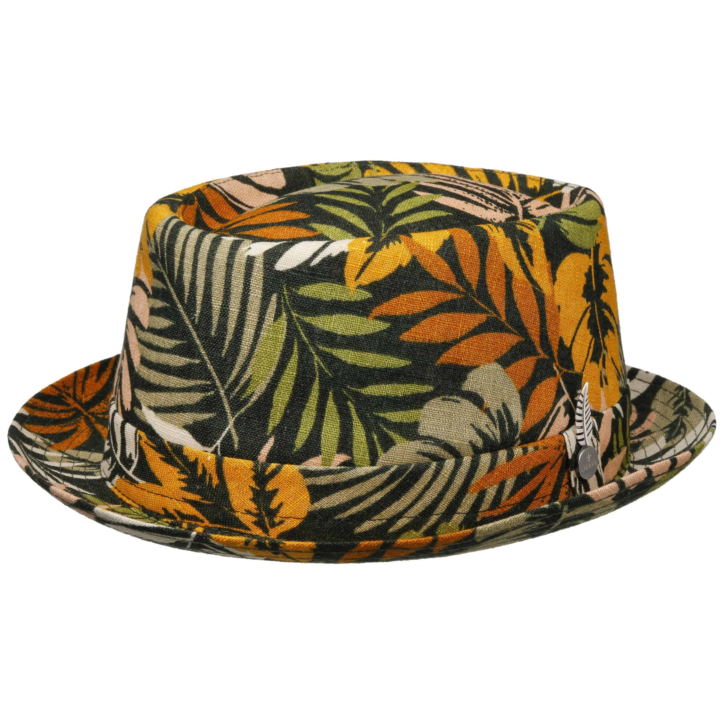 Coloured Leaves Pork Pie Leinenhut by Lierys - 79,95