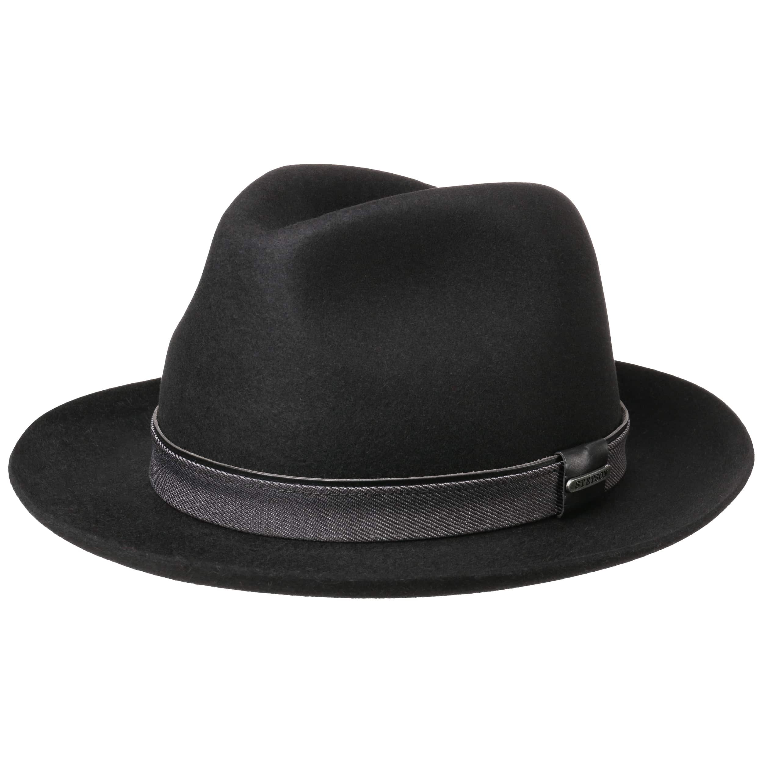 Stetson Strohhut Herren Stetson Sacoma Fedora Haarfilzhut Fedora-Hut ...