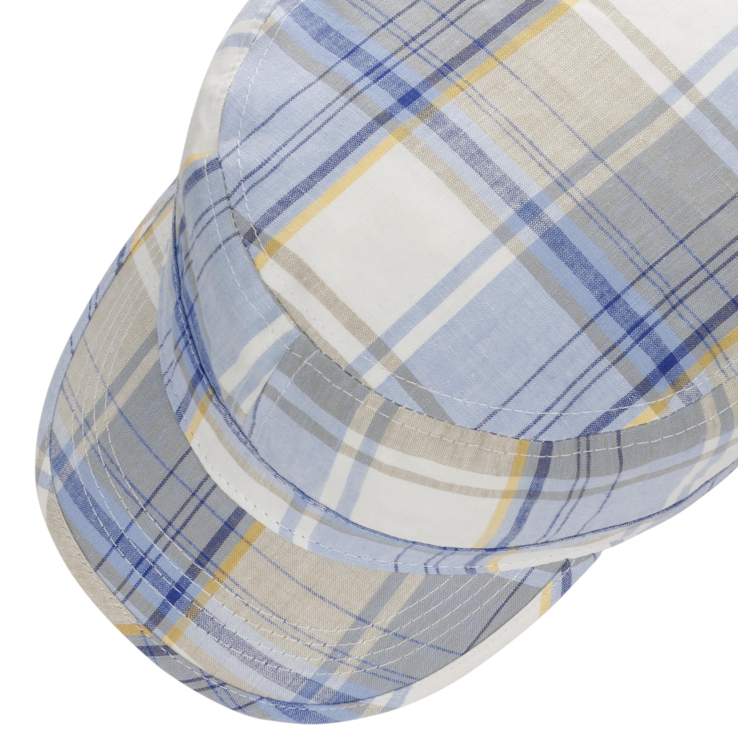 Cotton Check Army Cap by Lipodo - 15,95