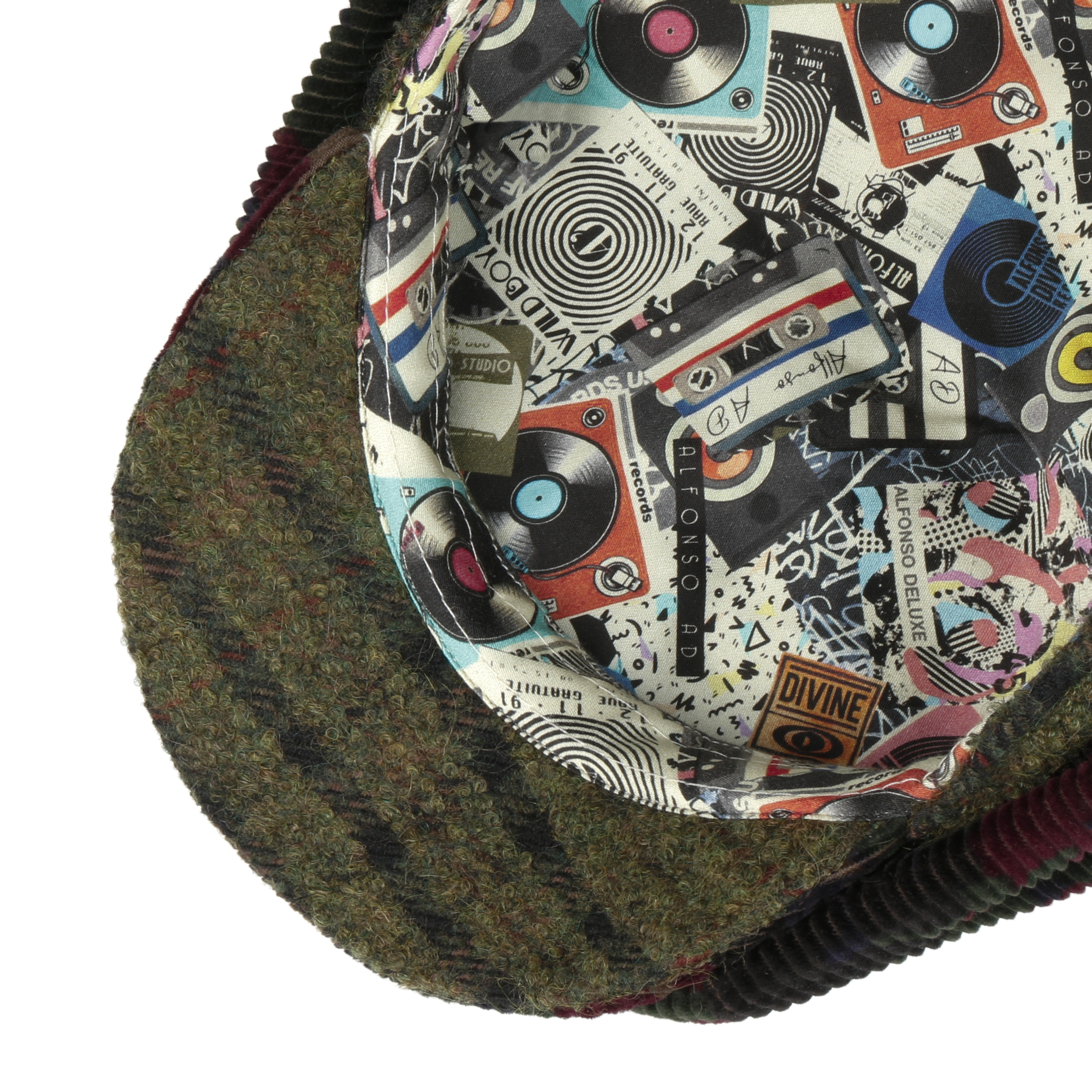 Cotton Velvet Flatcap by Alfonso D’Este - CHF 87.95