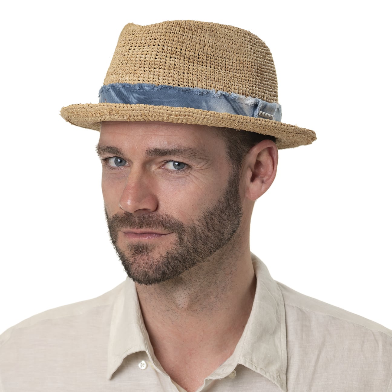 Crochet Raffia Fedora Stråhatt by Stetson - 1589,00 kr