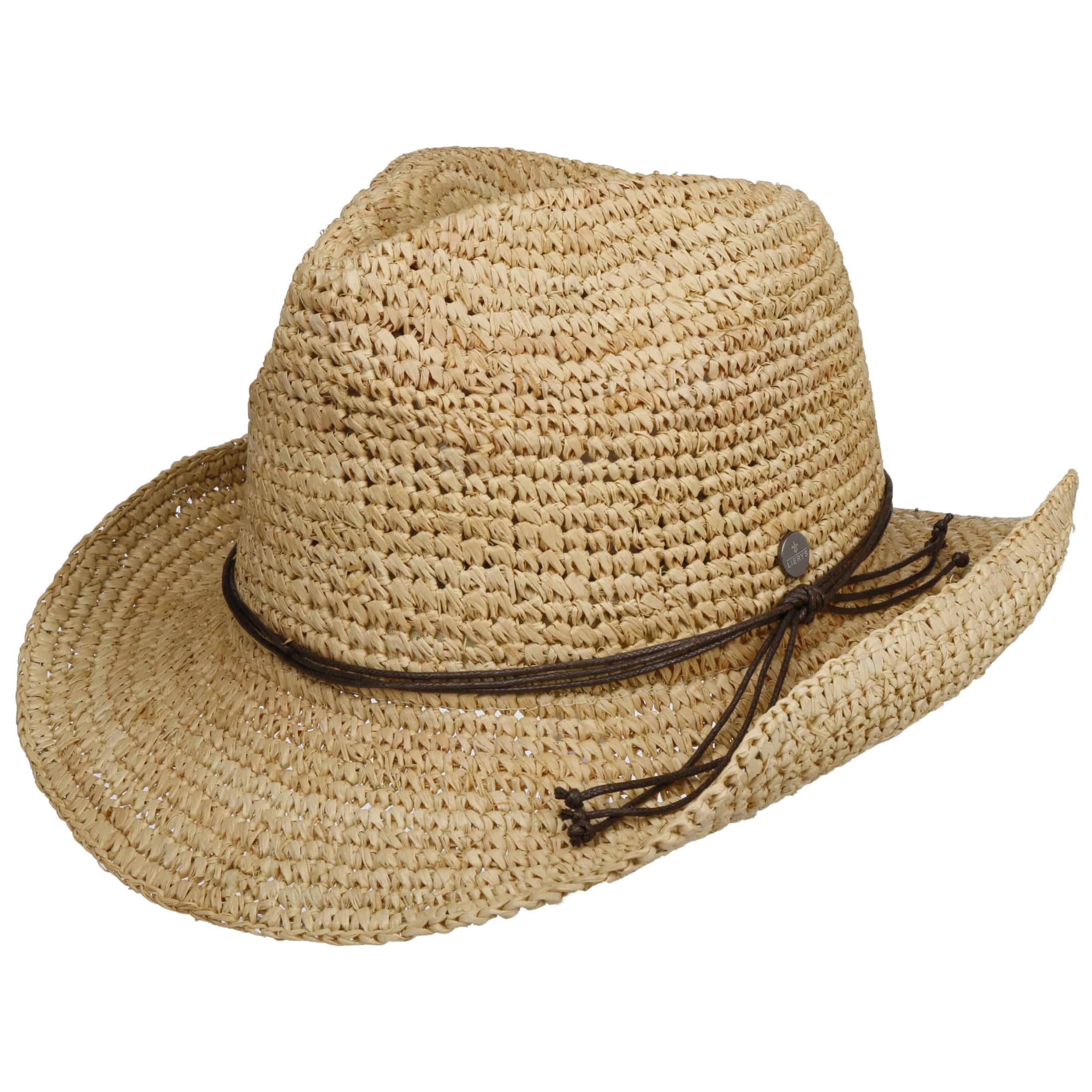 Crochet Raffia Westernhut by Lierys - 79,95