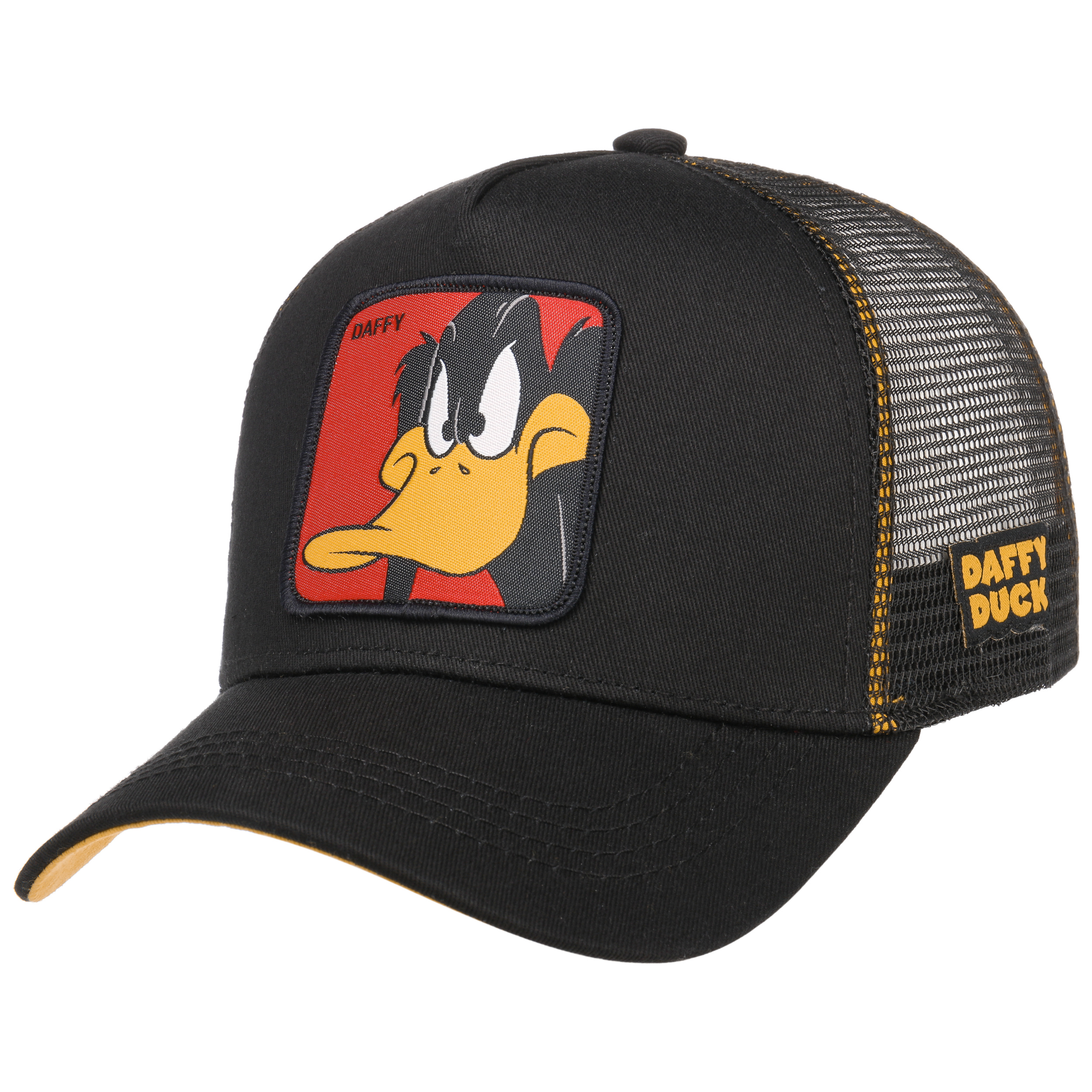 Daffy Duck Logo Trucker Cap by Capslab - CHF 38.95