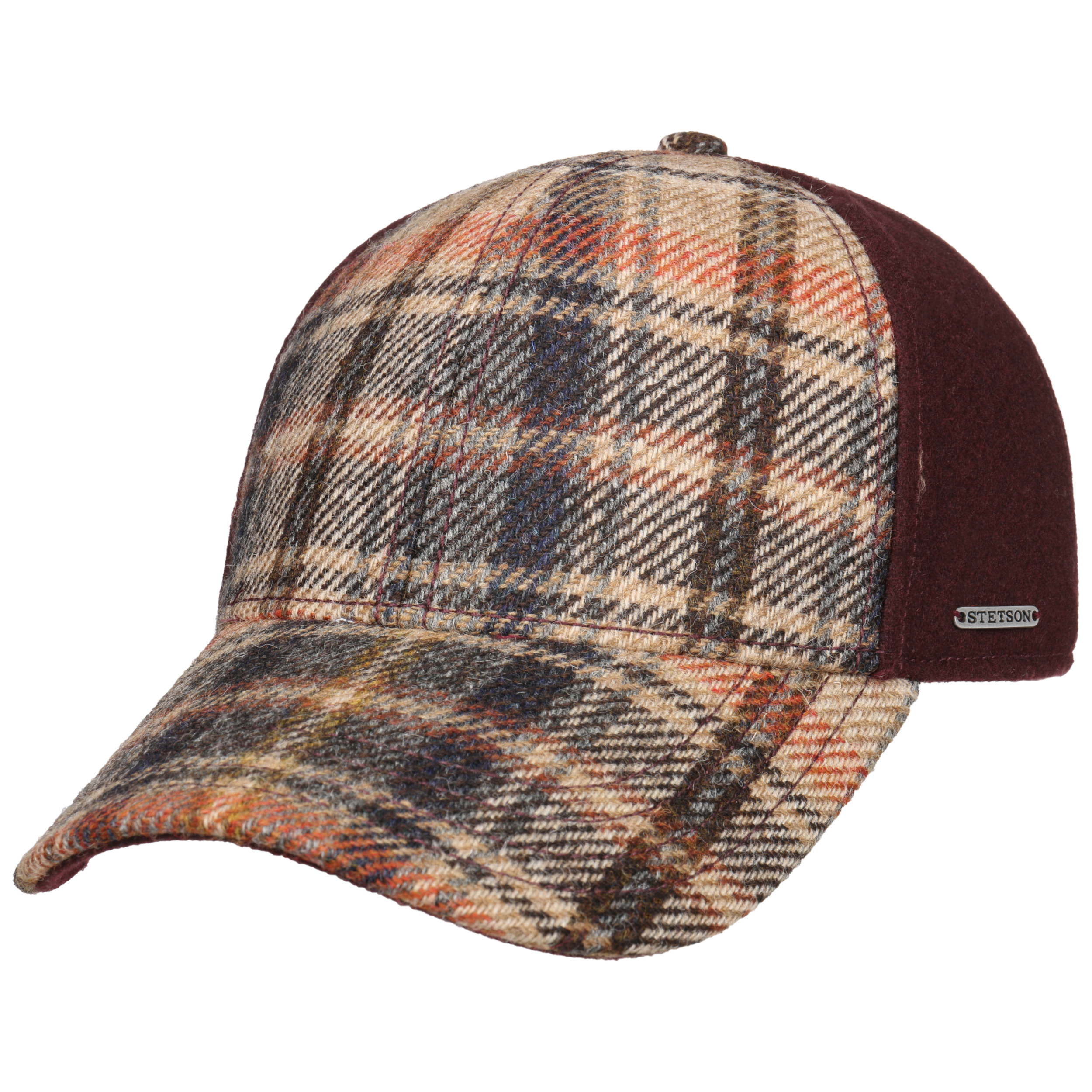 Deckers Wool Check Cap by Stetson - 49,00