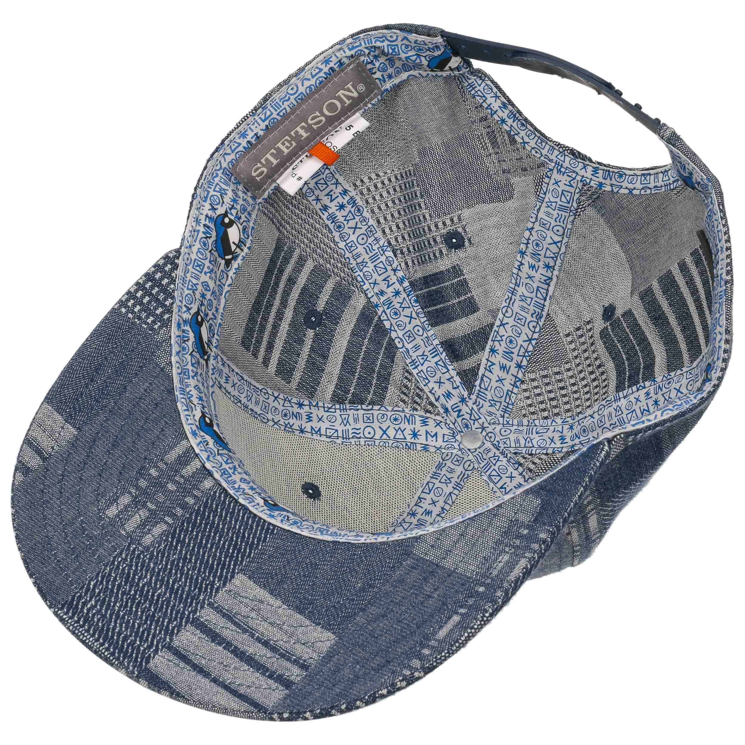 Denim Patchwork Baseballcap by Stetson - 29,00